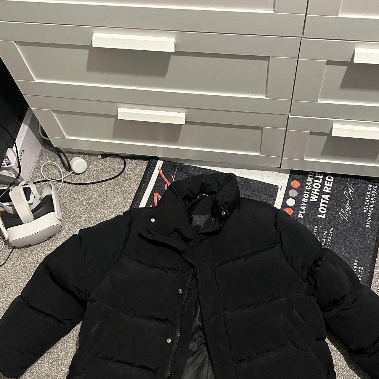 Black Sweats Essential puffer jacket Very good... | Depop