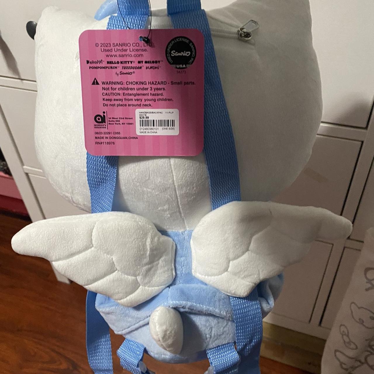 Hello kitty blue angel plush backpack💙 SEND OFFERS - Depop