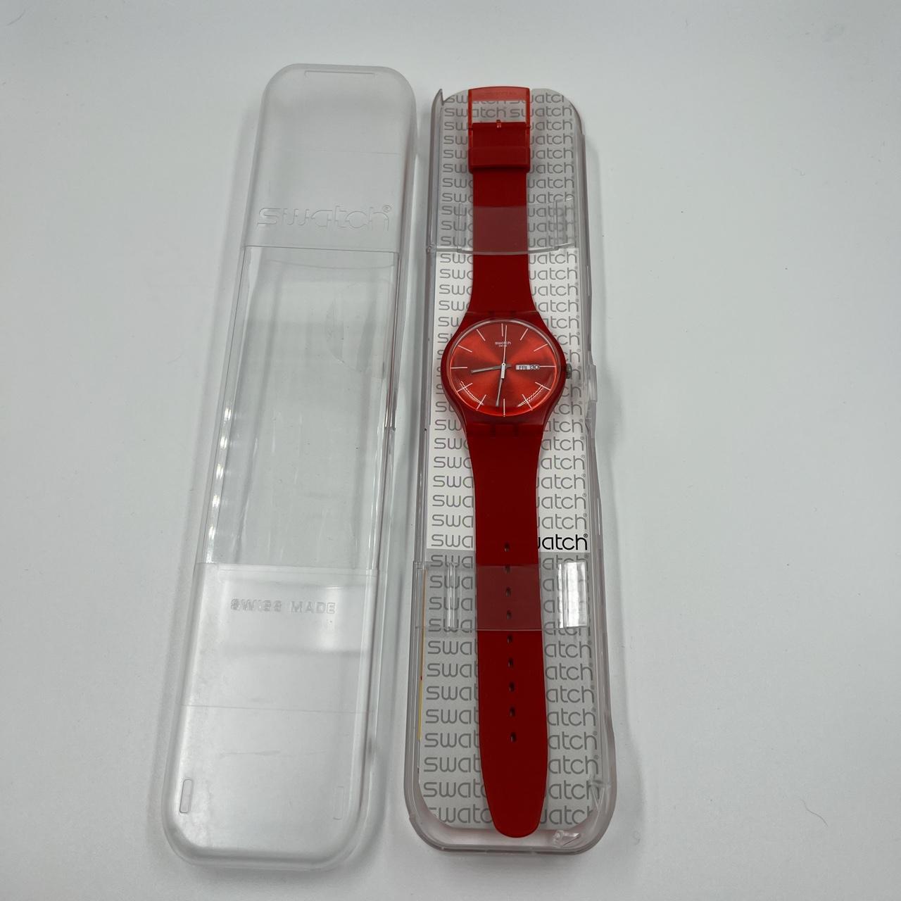 Vintage 2014 Cherry Red Watch Modernist Authentic... | Depop