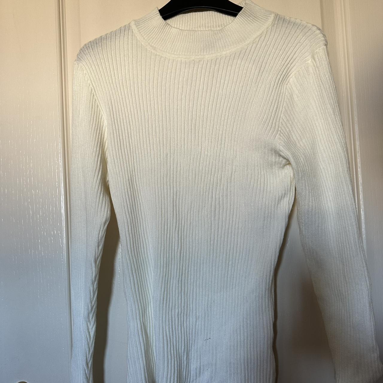 Cream turtle neck primark jumper, brand new with... - Depop