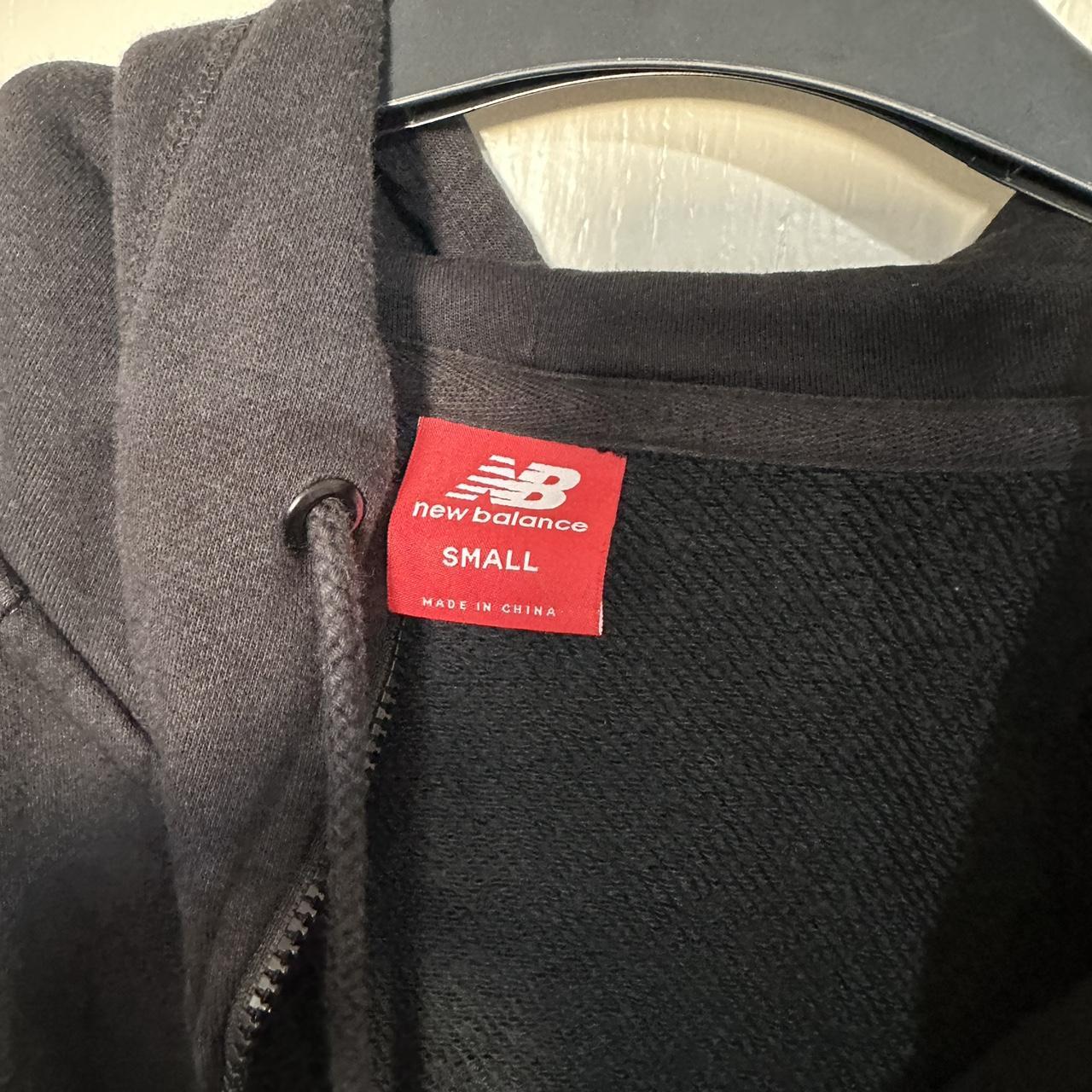 New balance black zip up jumper size S. In good... - Depop