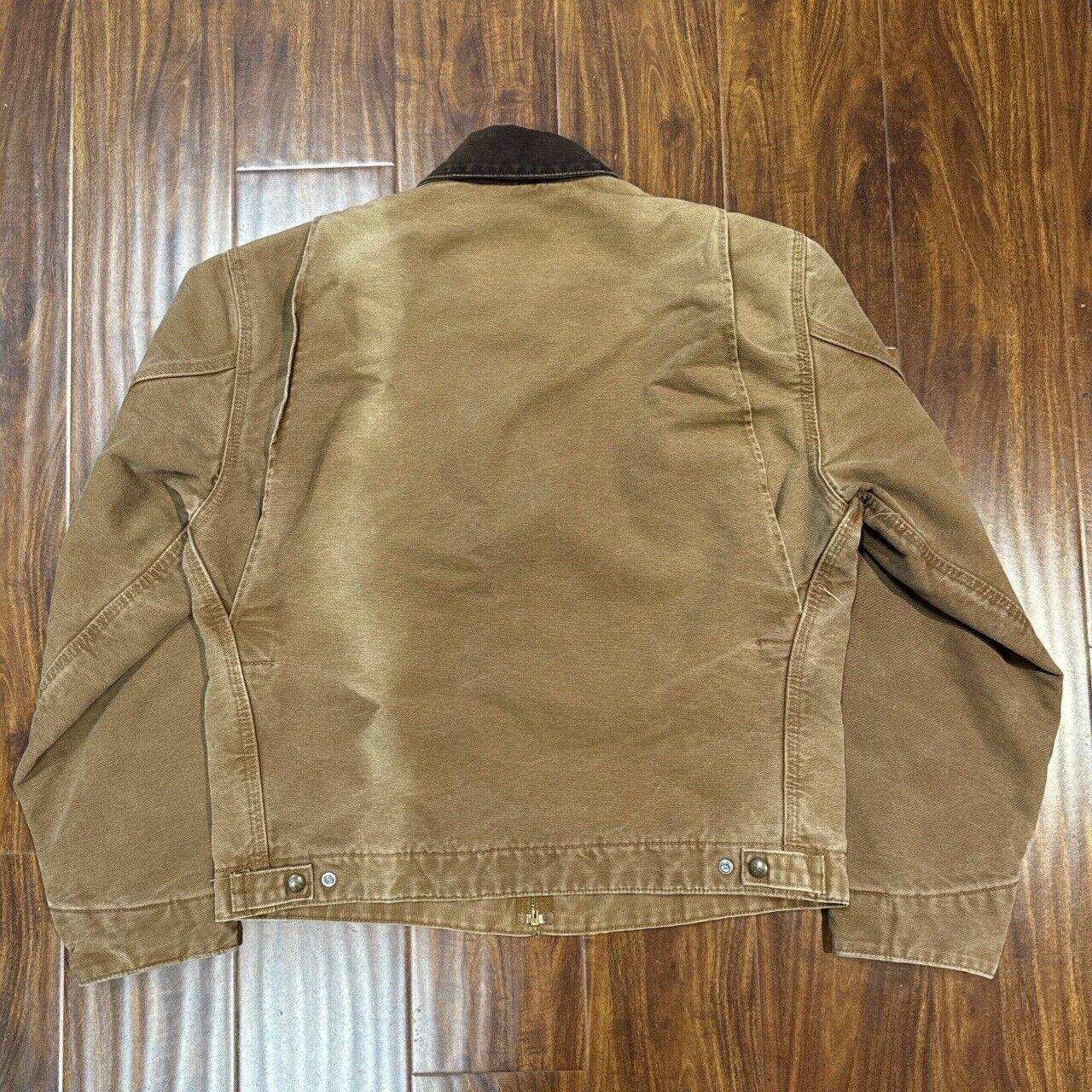 Carhartt J97 Detroit Jacket Men’s Size Medium BRN... - Depop