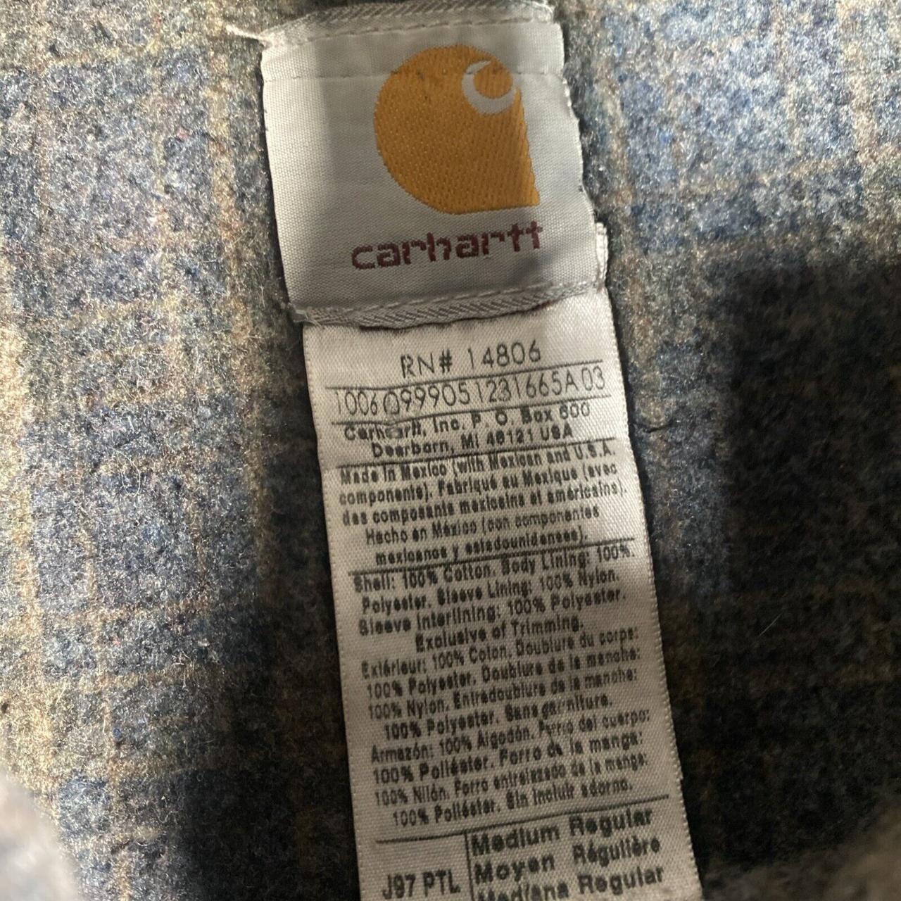 Carhartt Vintage J97 PTL Grey Detroit Jacket Size... - Depop