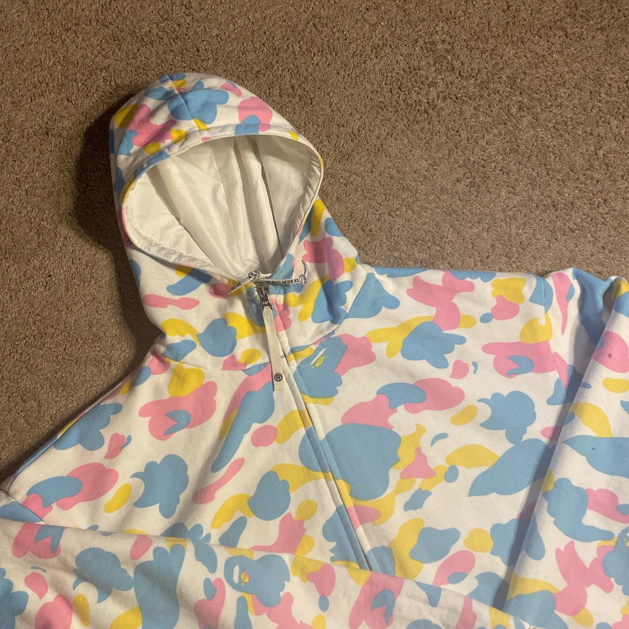 MESSAGE BEFORE BUYING crazy authentic bape white... - Depop