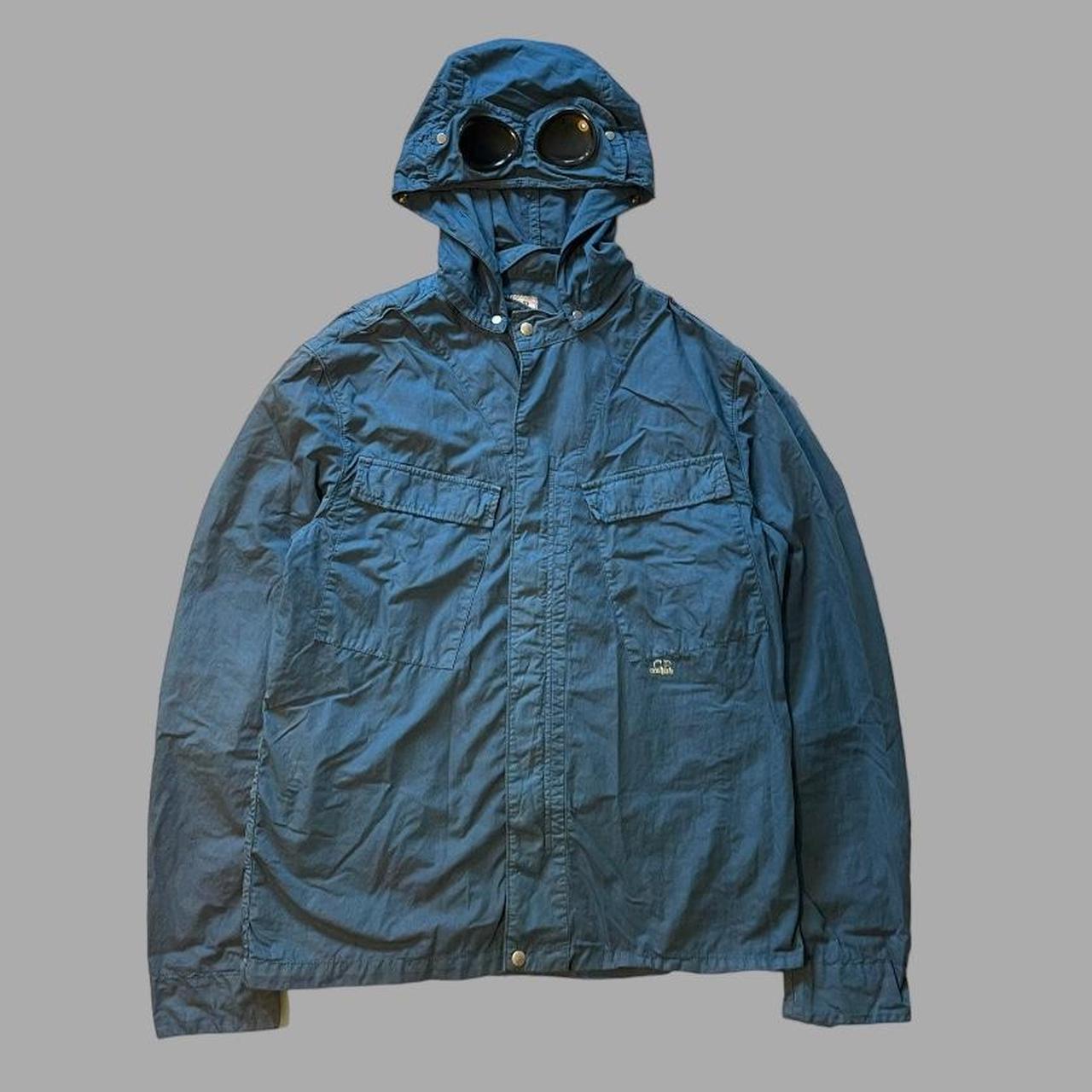 SOLD 🔗 CP Company Vintage Blue Goggle Jacket... - Depop