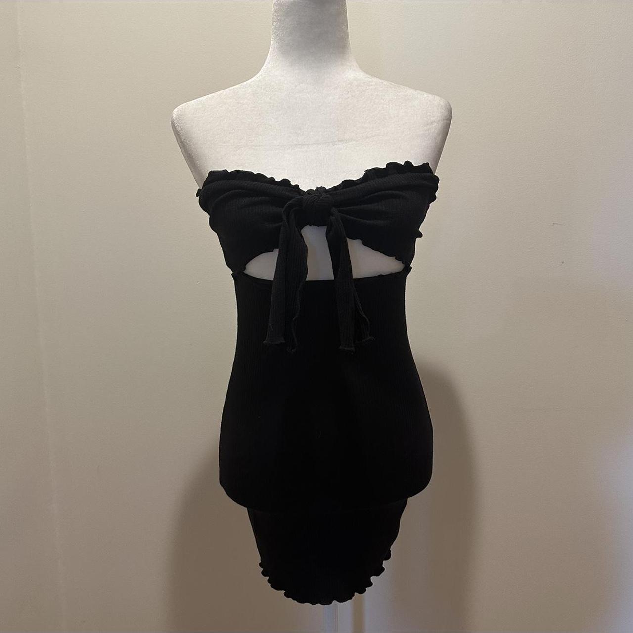 Tube Top Cut Out Short Dress // Perfect For Summer /... - Depop