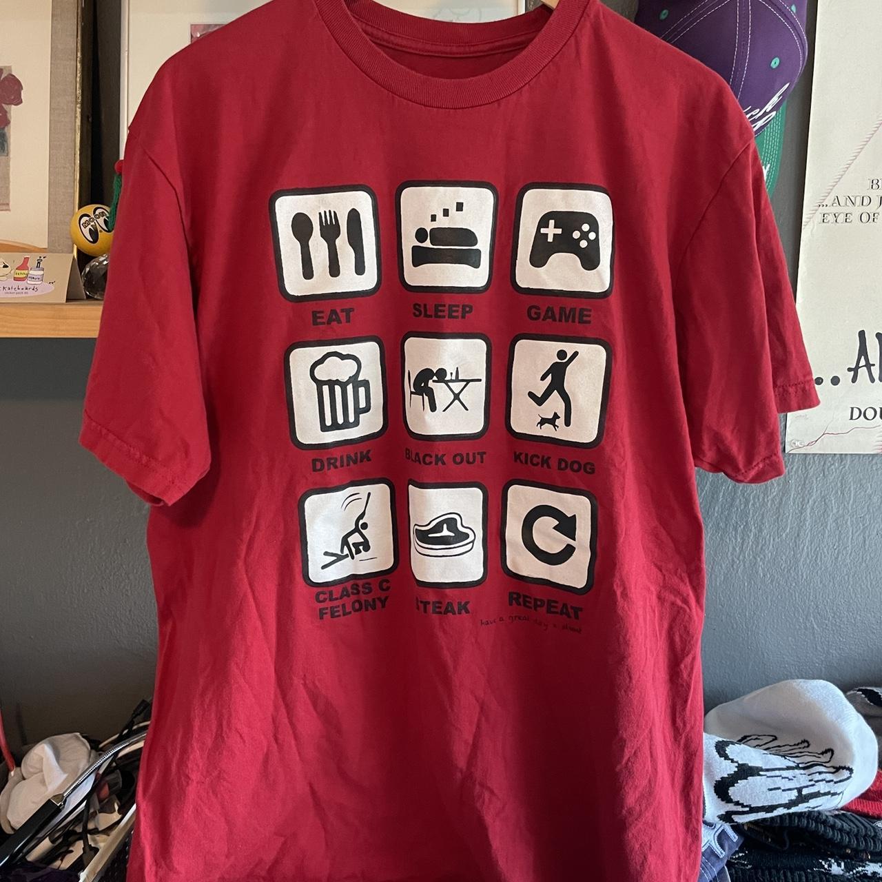 Men's Red T-shirt | Depop
