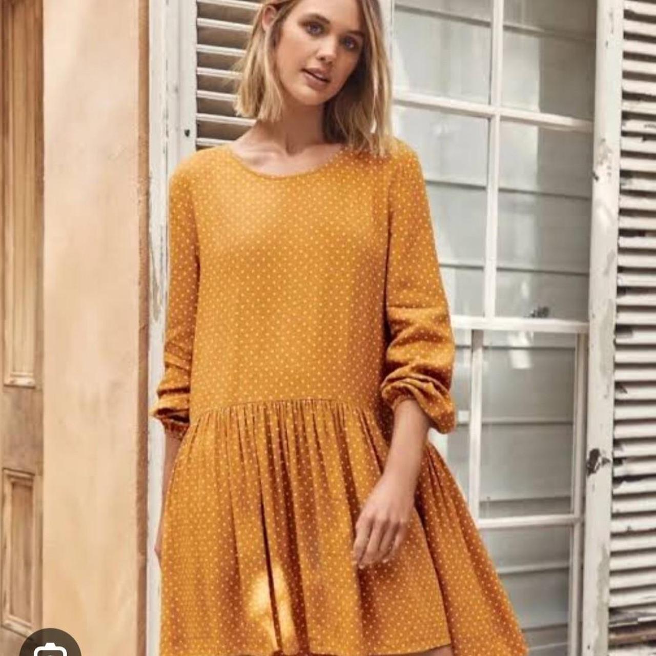 Size 8 Mr Zimi navy polka dot dress - please note... - Depop