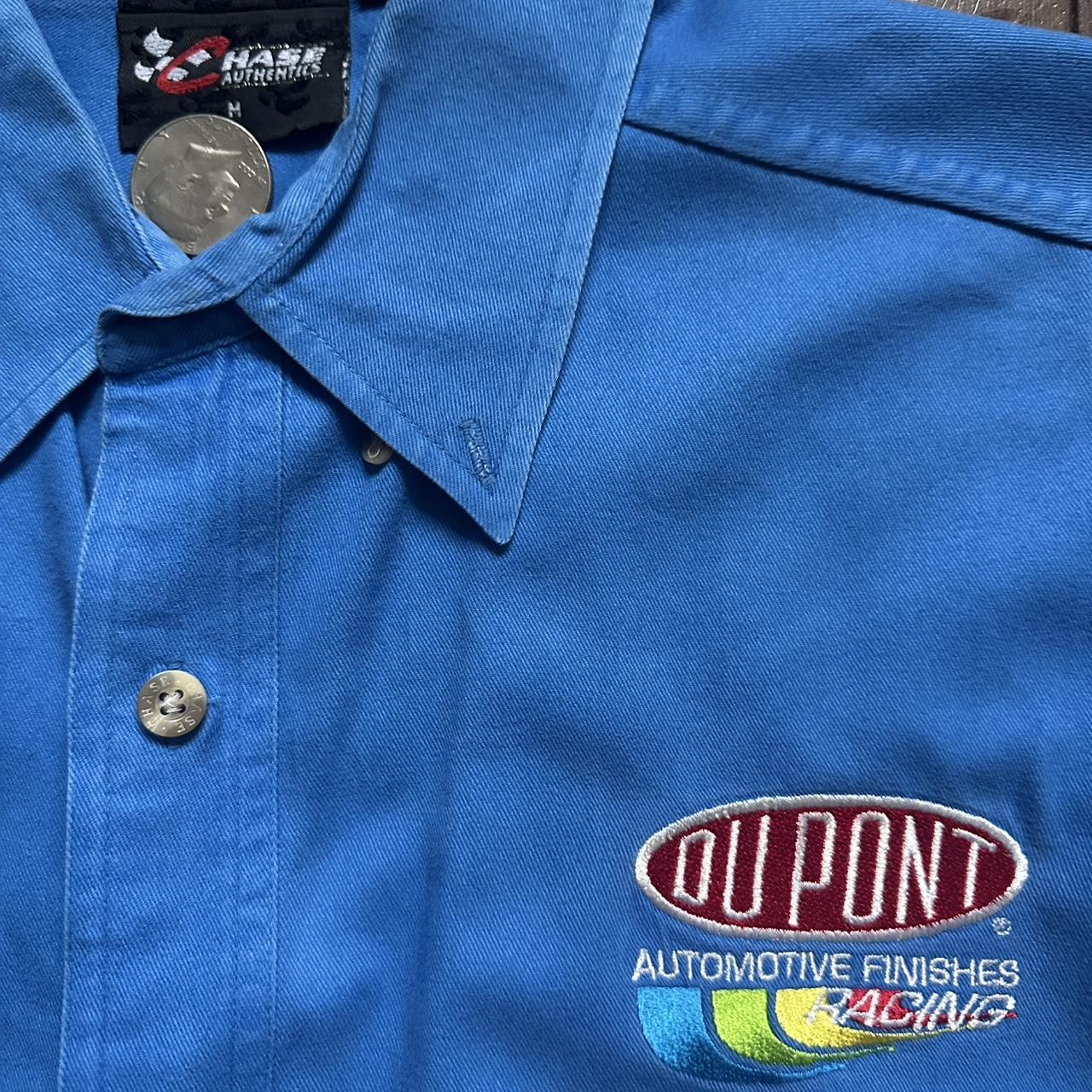 Blue and white vintage NASCAR Jeff Gordon Racing... | Depop