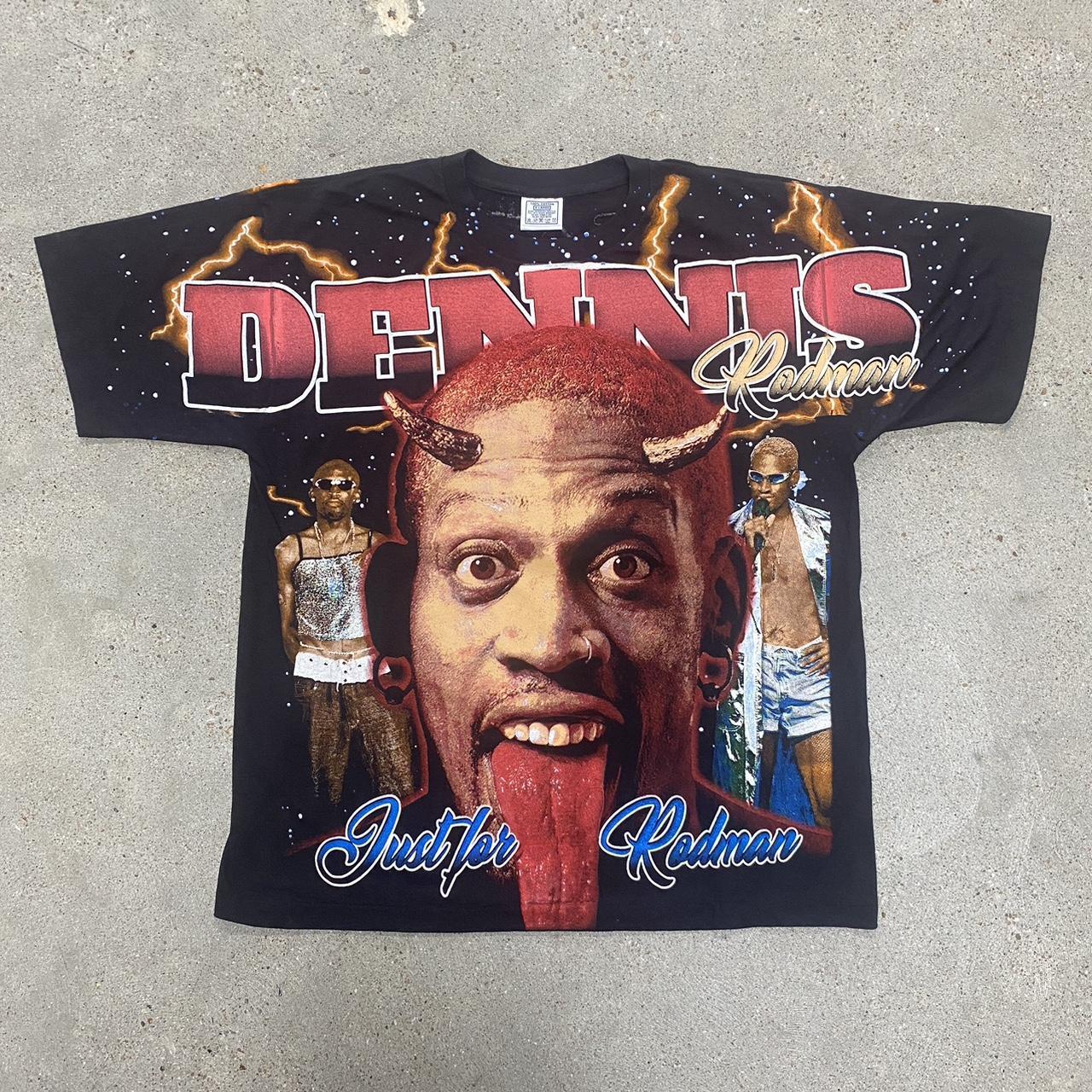 Dennis rodman nwo aop tee All over print booty... - Depop