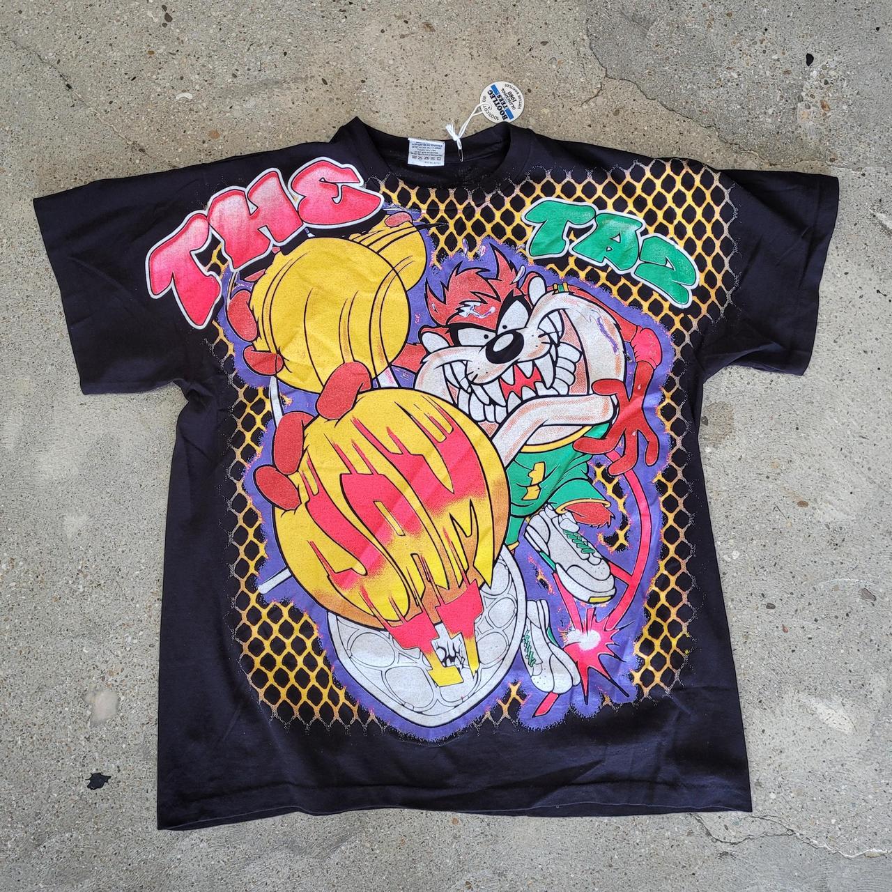 Fire Tazmanian Devil The Taz Tee - Depop