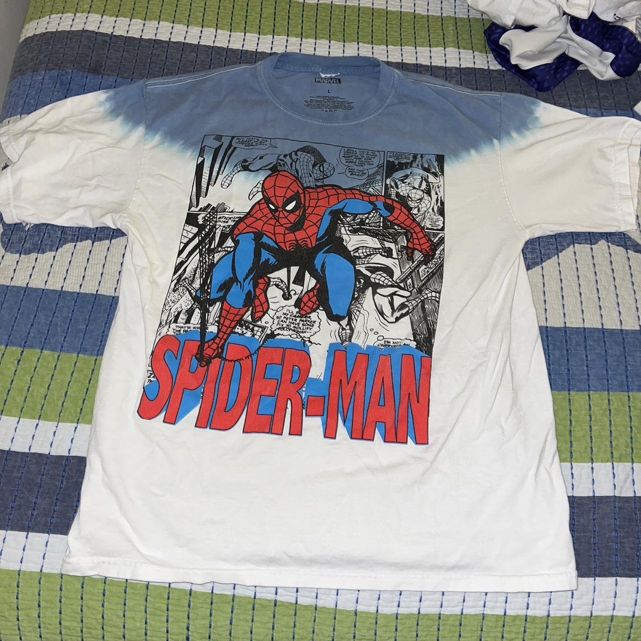 Large Vintage Spider Man Shirt, Perfect Condition - Depop