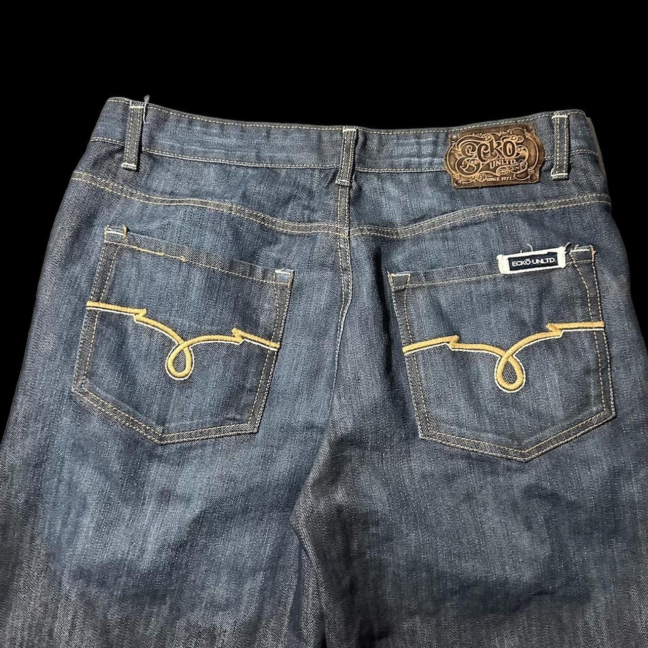 Ecko Jeans Size 36 Super baggy pair of Ecko jeans.... - Depop