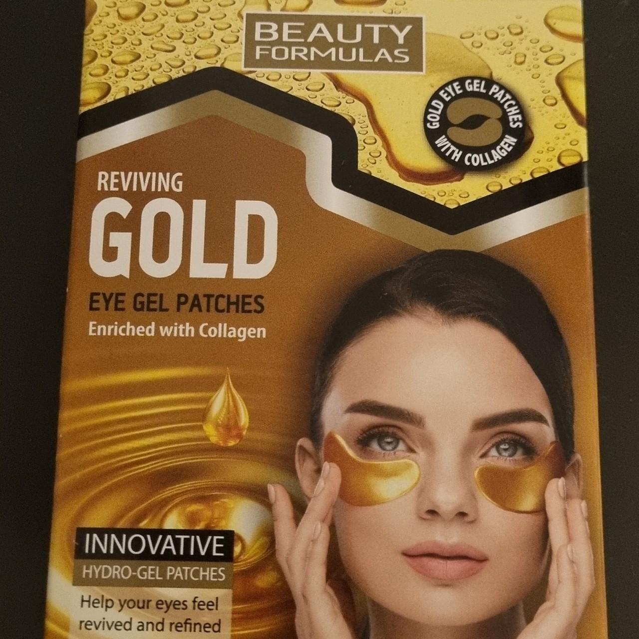 Beauty Formulas Reviving Gold Gel Eye Patches x... - Depop