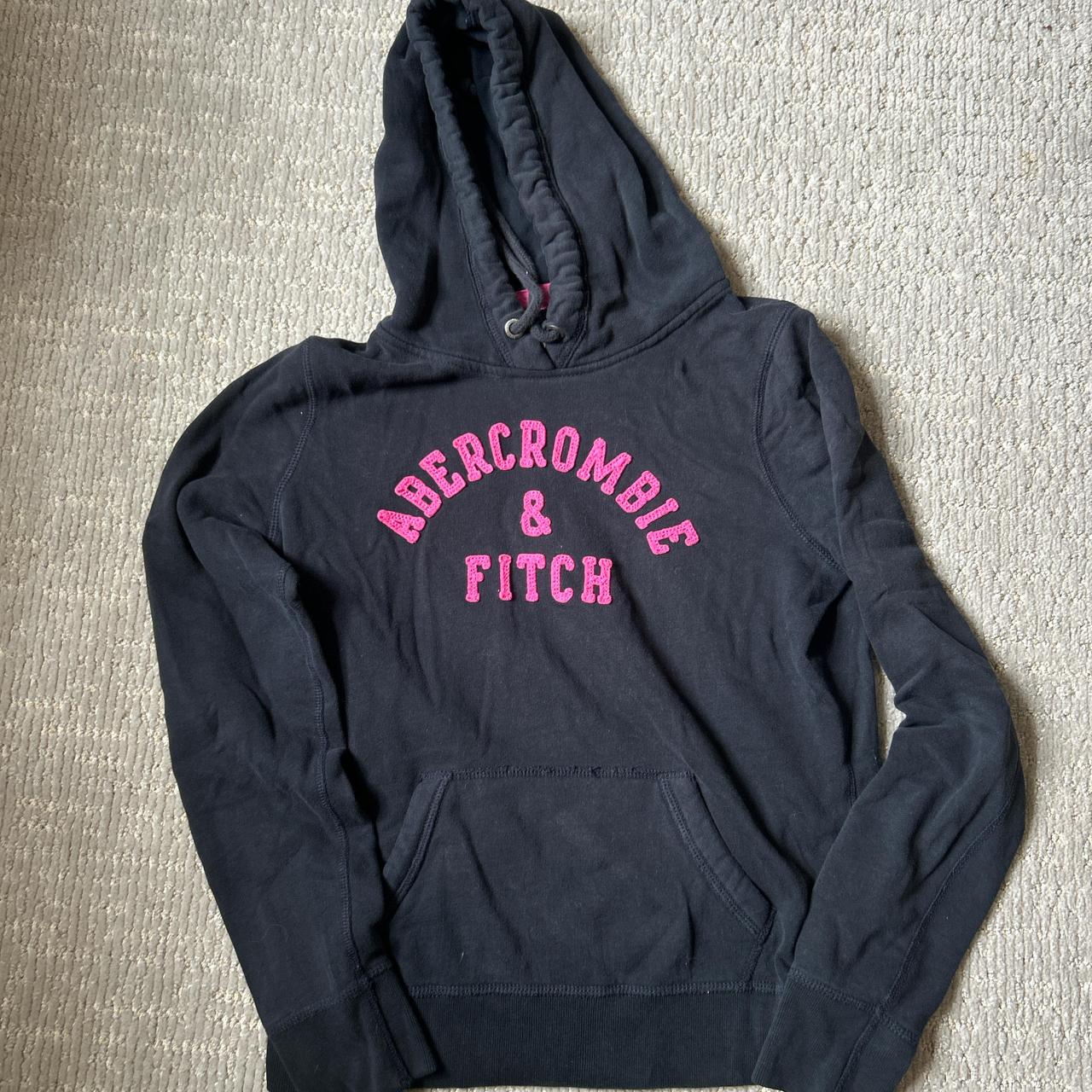 abercrombie and fitch hoodie in girls size large,... - Depop