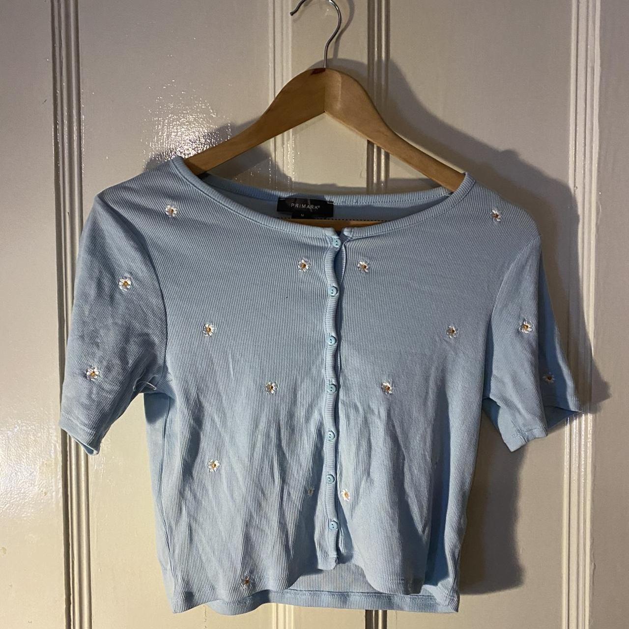 Primark daisy print button up top. Perfect... - Depop