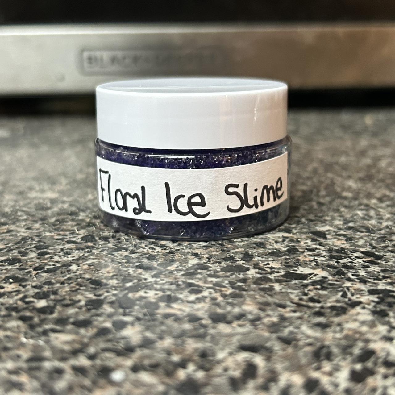 Purple icee slime sample clay flower inside #slime... | Depop