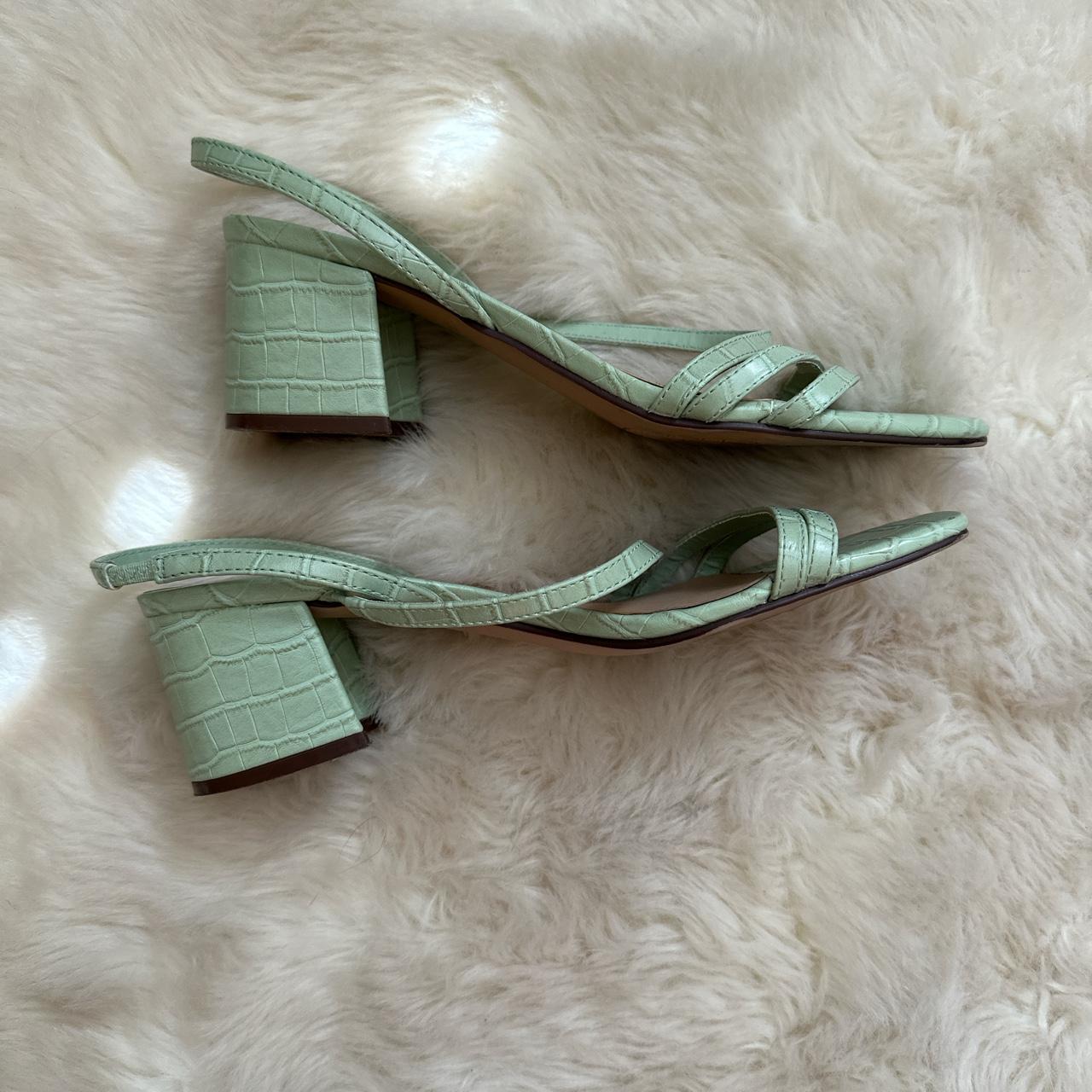 unisa block heeled sandals worn a few times womens 9 - Depop
