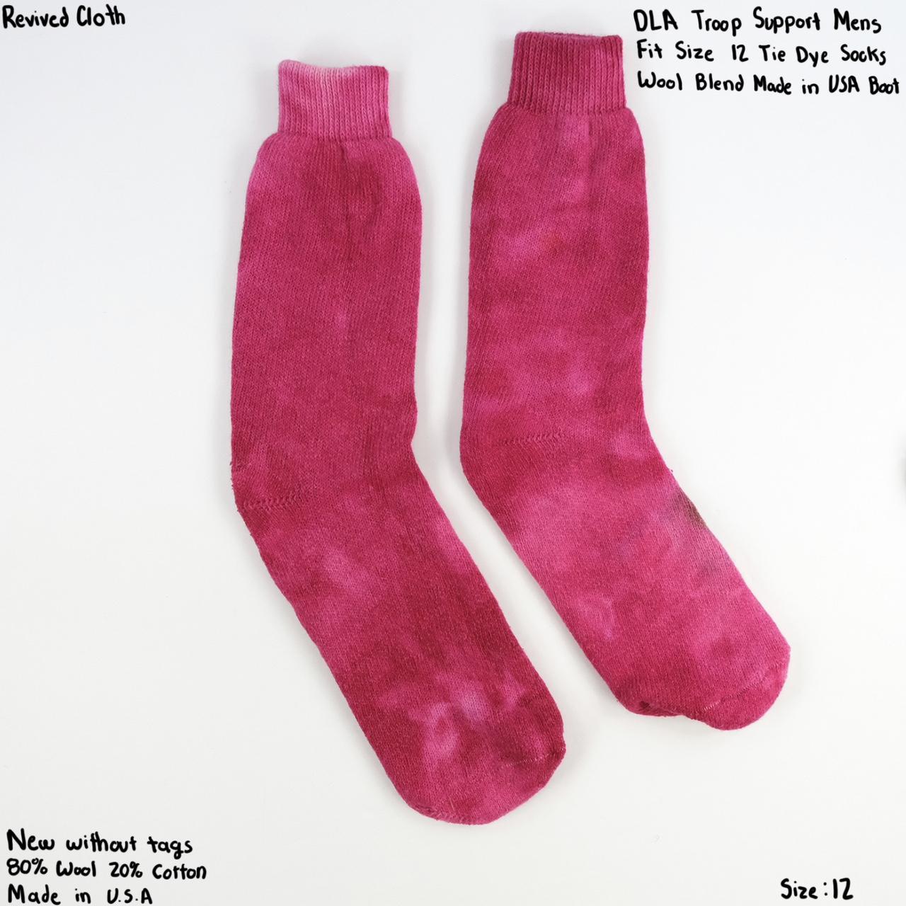 DLA Troop Support Mens Fits Size 12 Tie Dye Socks... - Depop