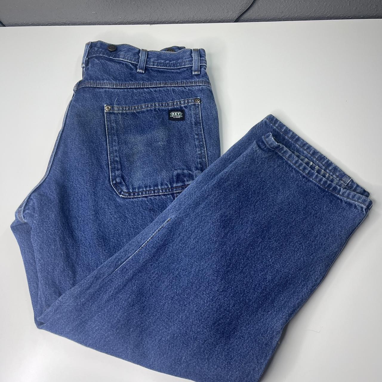 Key double knee pants Size 34:30 Good condition... - Depop