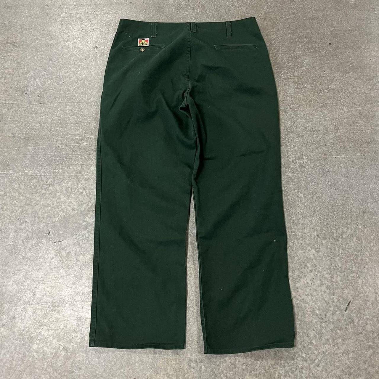 90’s Green Ben Davis pants -Size 35:29 -Great... - Depop