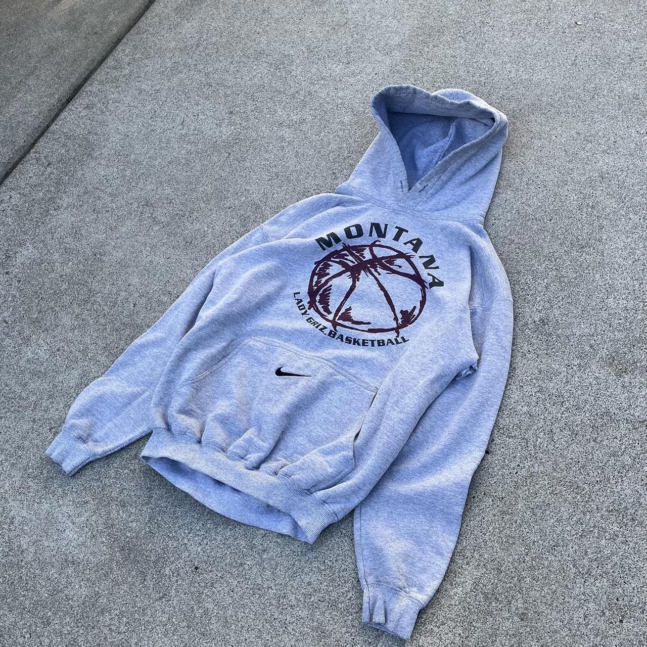 Vintage Nike College basketball hoodie Size Medium... - Depop
