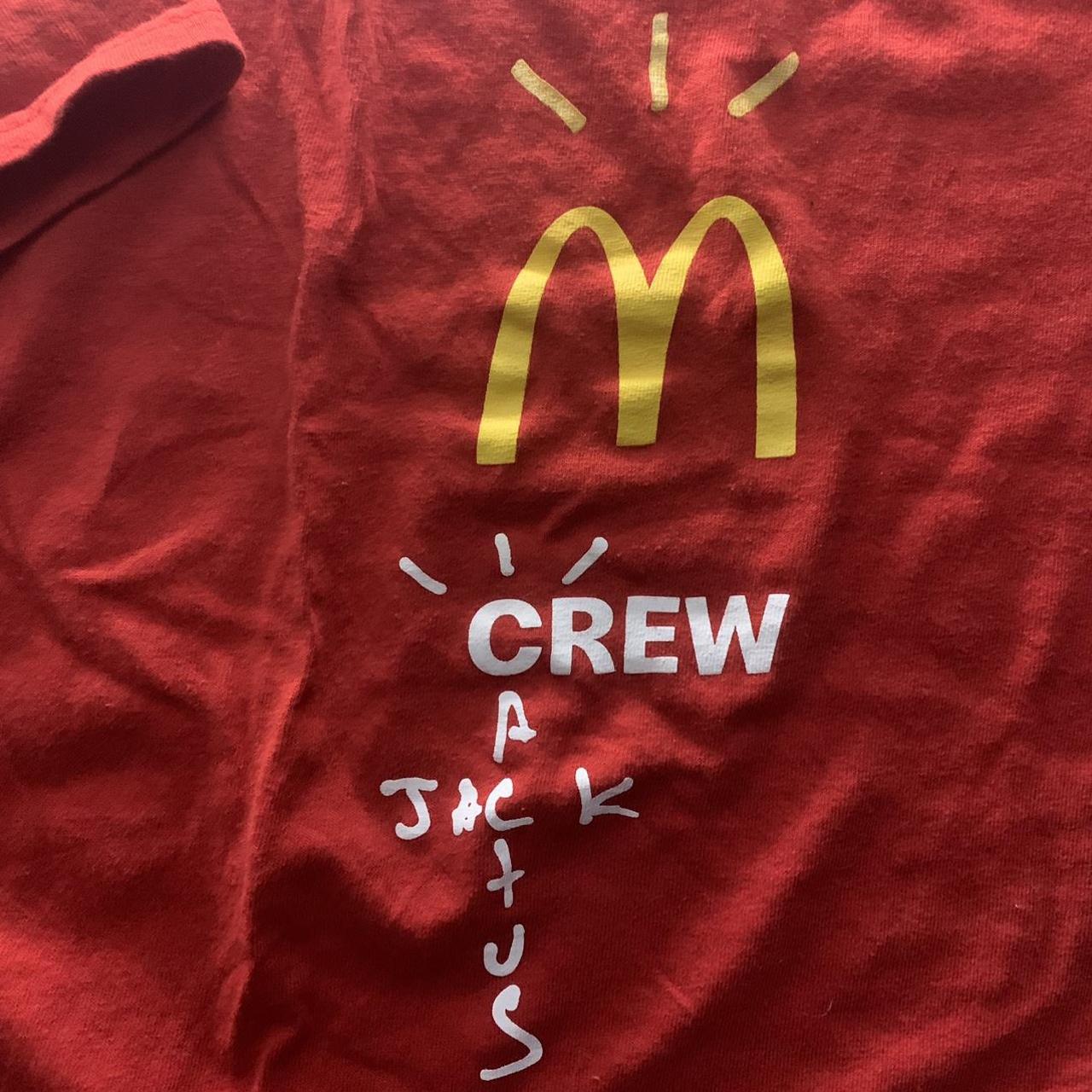 Travis Scott Men's Red Shirt | Depop