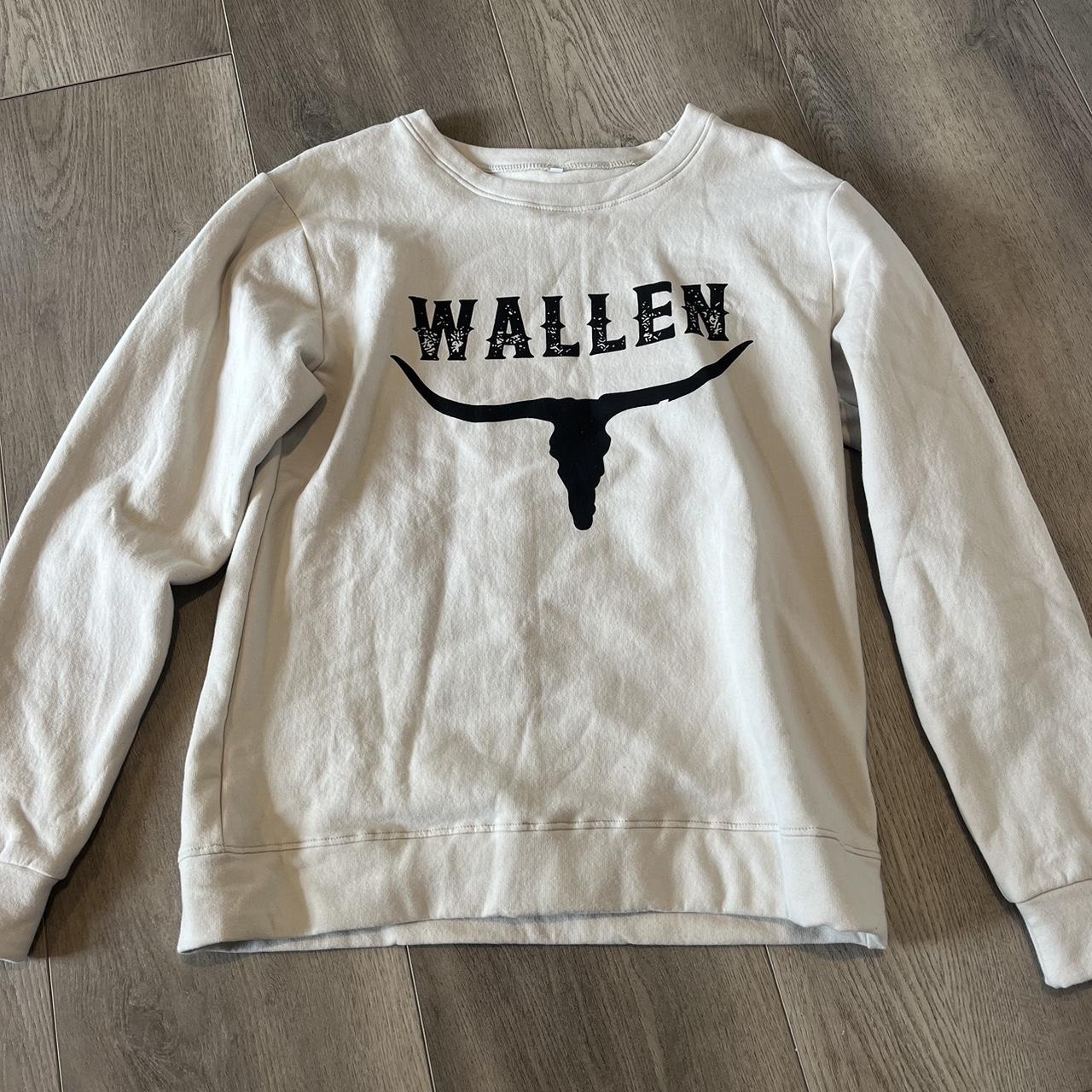 Morgan Wallen tan crewneck merch, super comfortable... - Depop