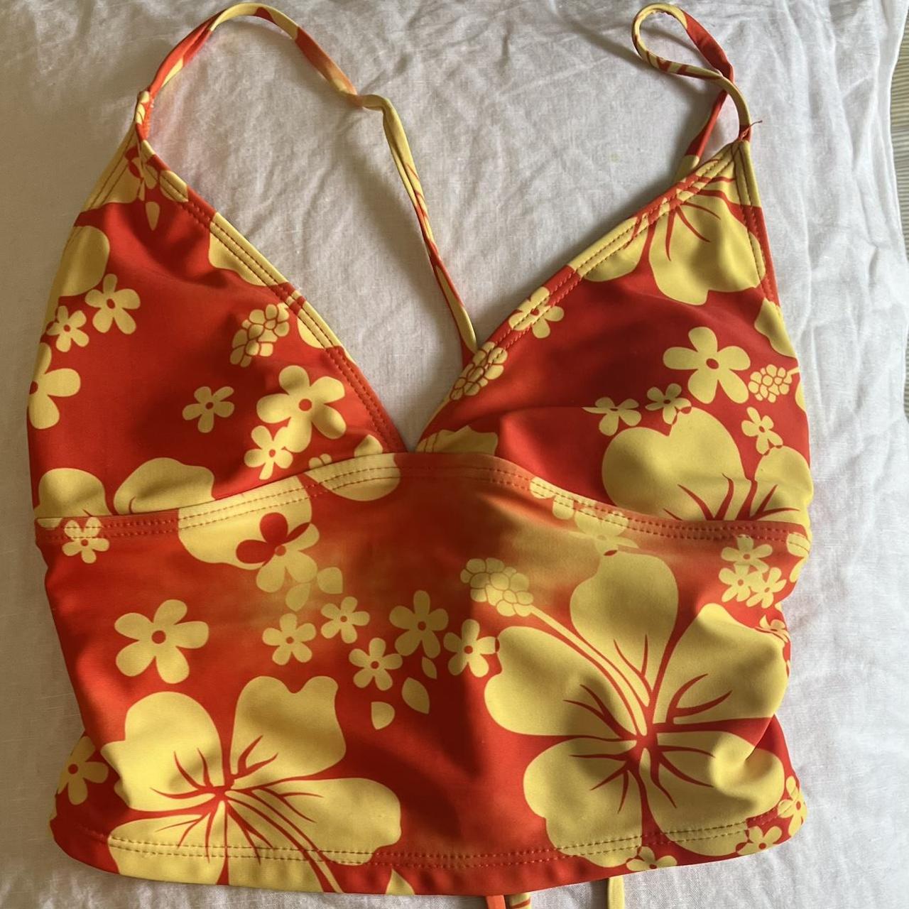 Women's Orange Bikinis-and-tankini-sets | Depop
