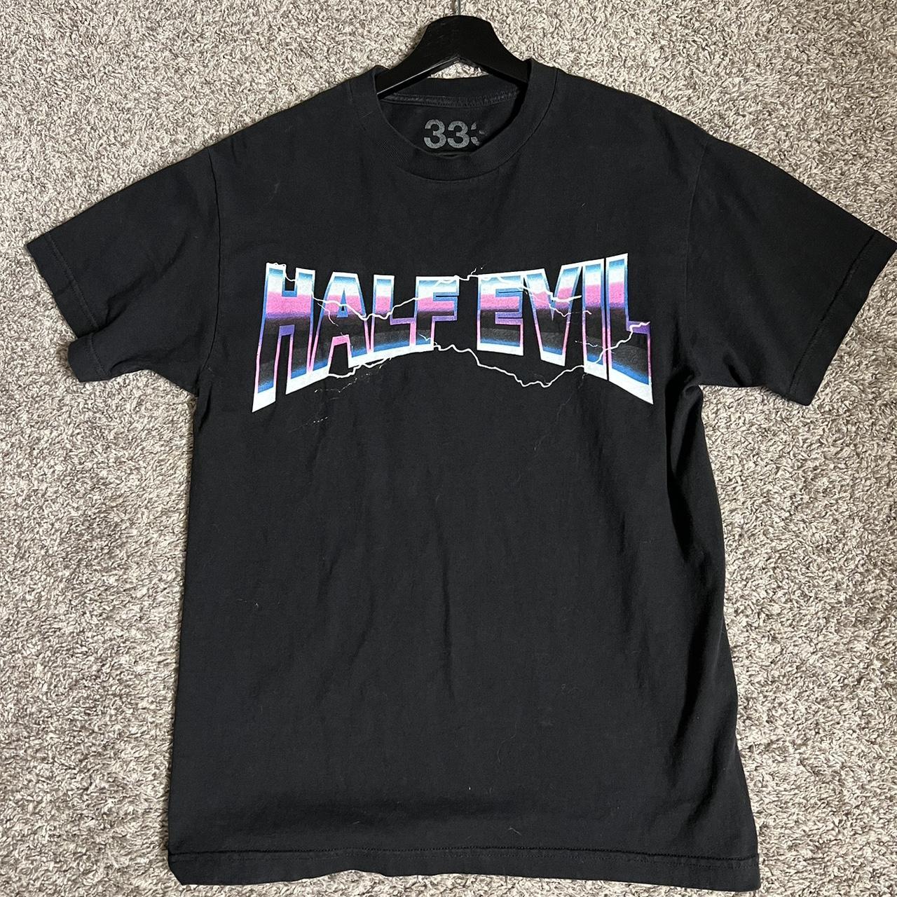 half-evil vintage tee #halfevil #skater #333... - Depop