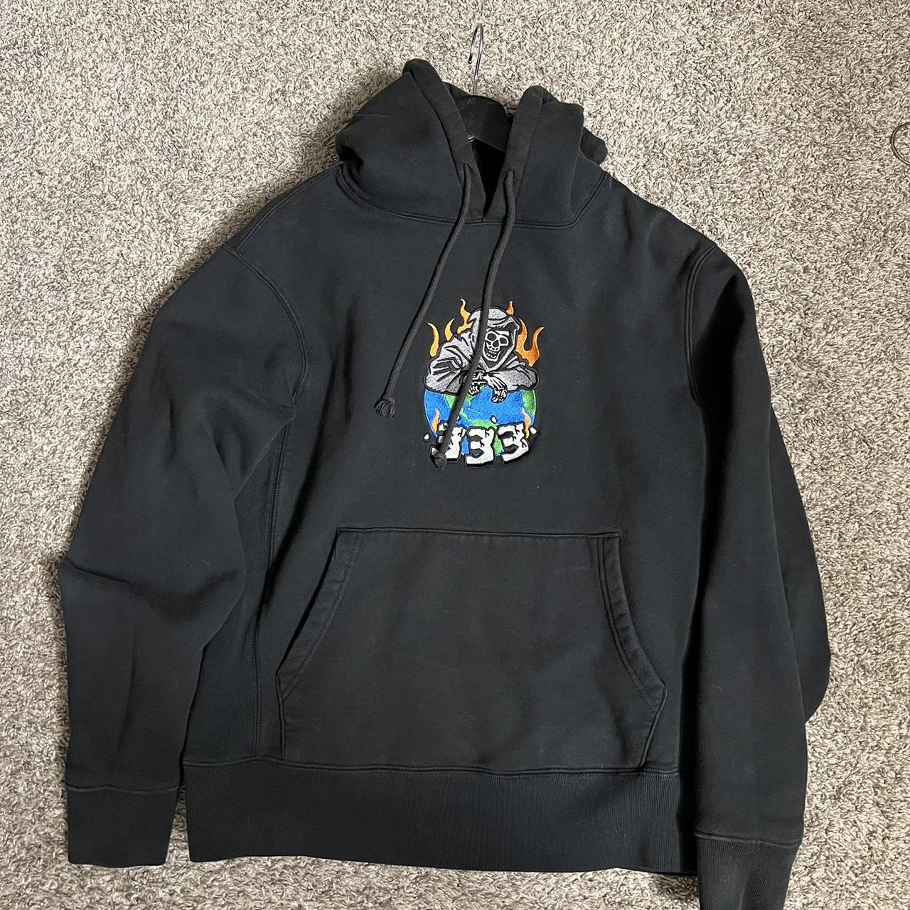 half-evil vintage hoodie #halfevil #skater #333... - Depop