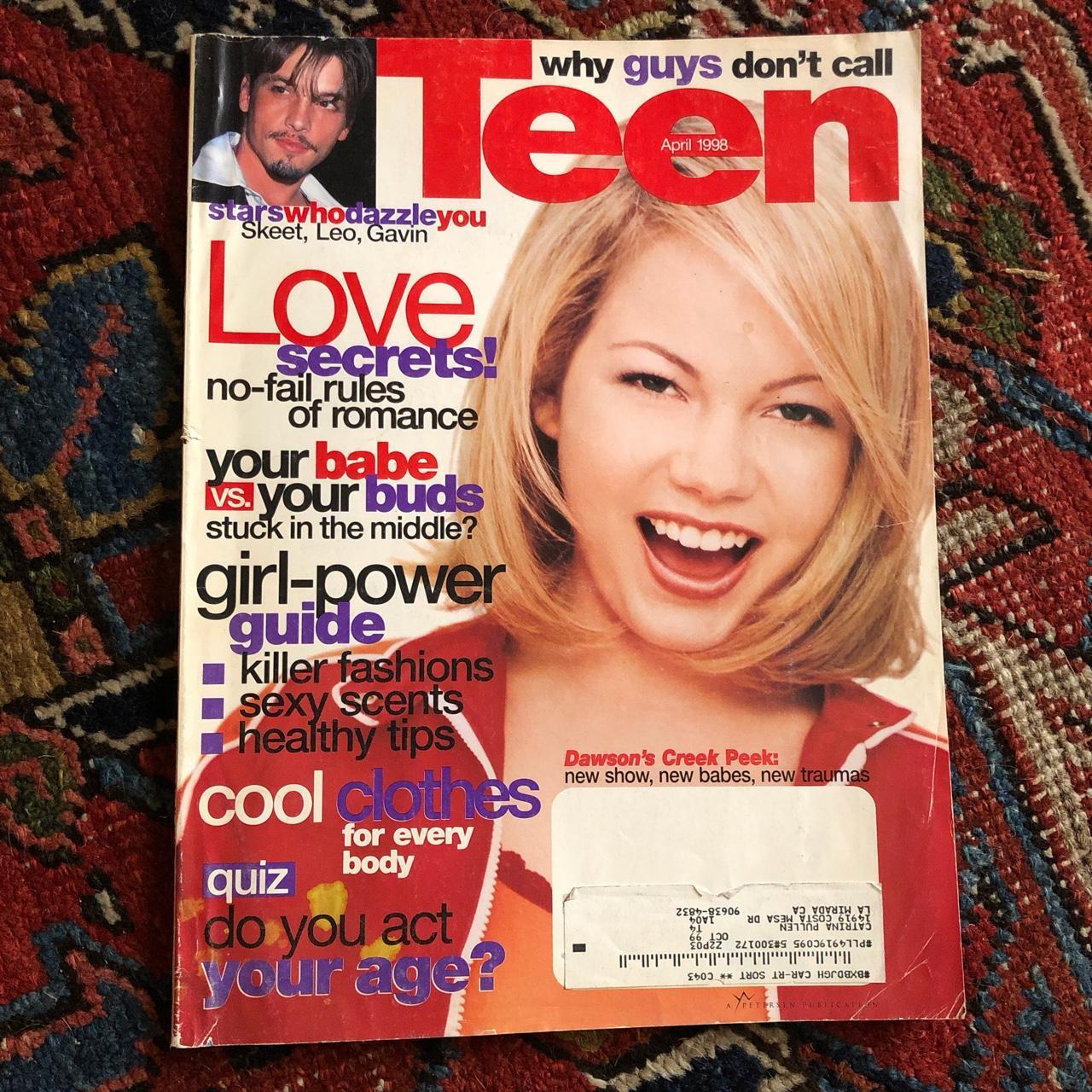Vintage 1998 Teen Magazine 2000s era teen mag Full... - Depop