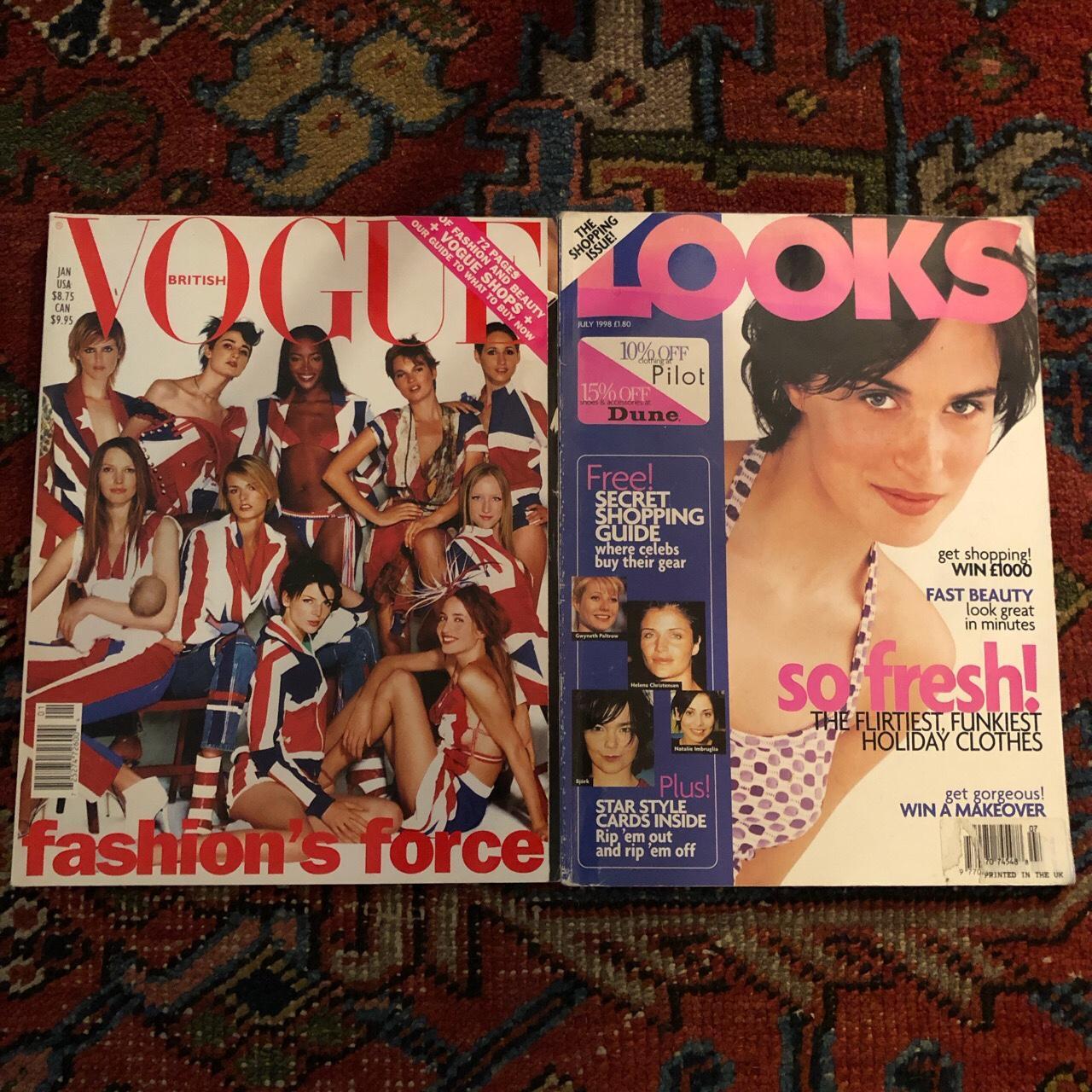 Lot of 2 Y2k era British fashion magazines British... - Depop