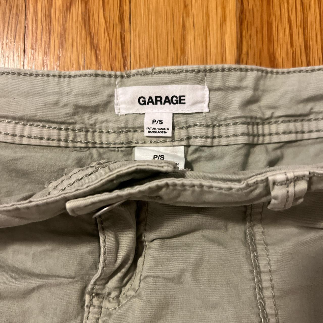 Garage mini skirt/skort. Cargo army green. Size... | Depop