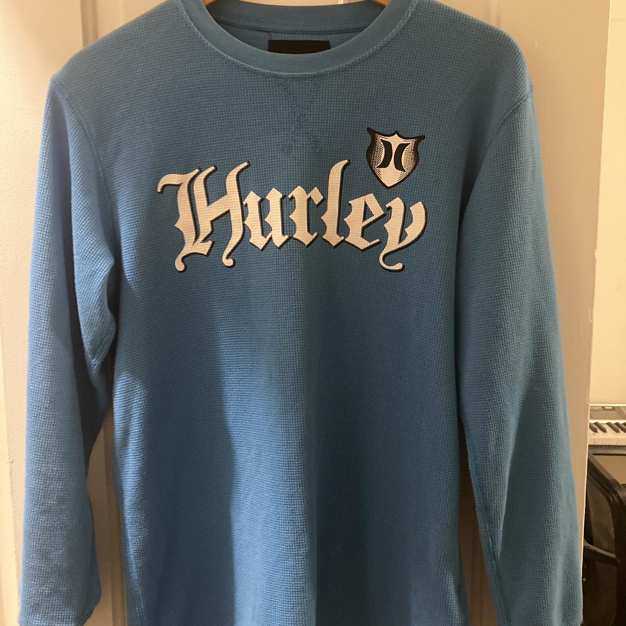 Hurley Men's Blue Shirt | Depop
