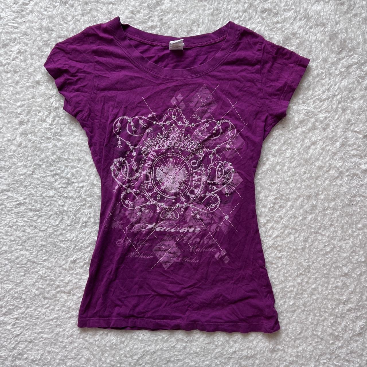 Magenta Sun girl t-shirt #y2k - Depop