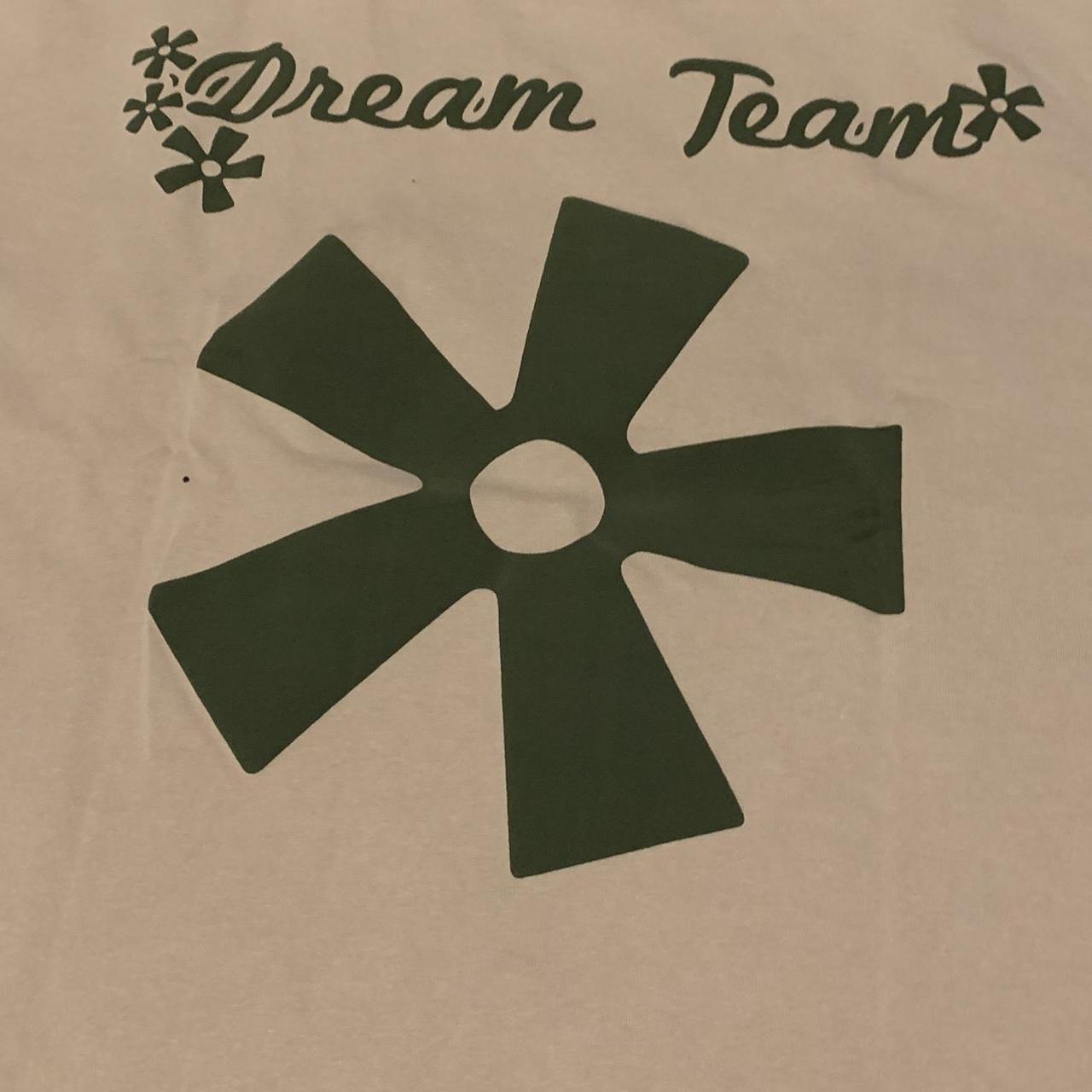 Ultralight Ldn Dream Team beige tee... - Depop