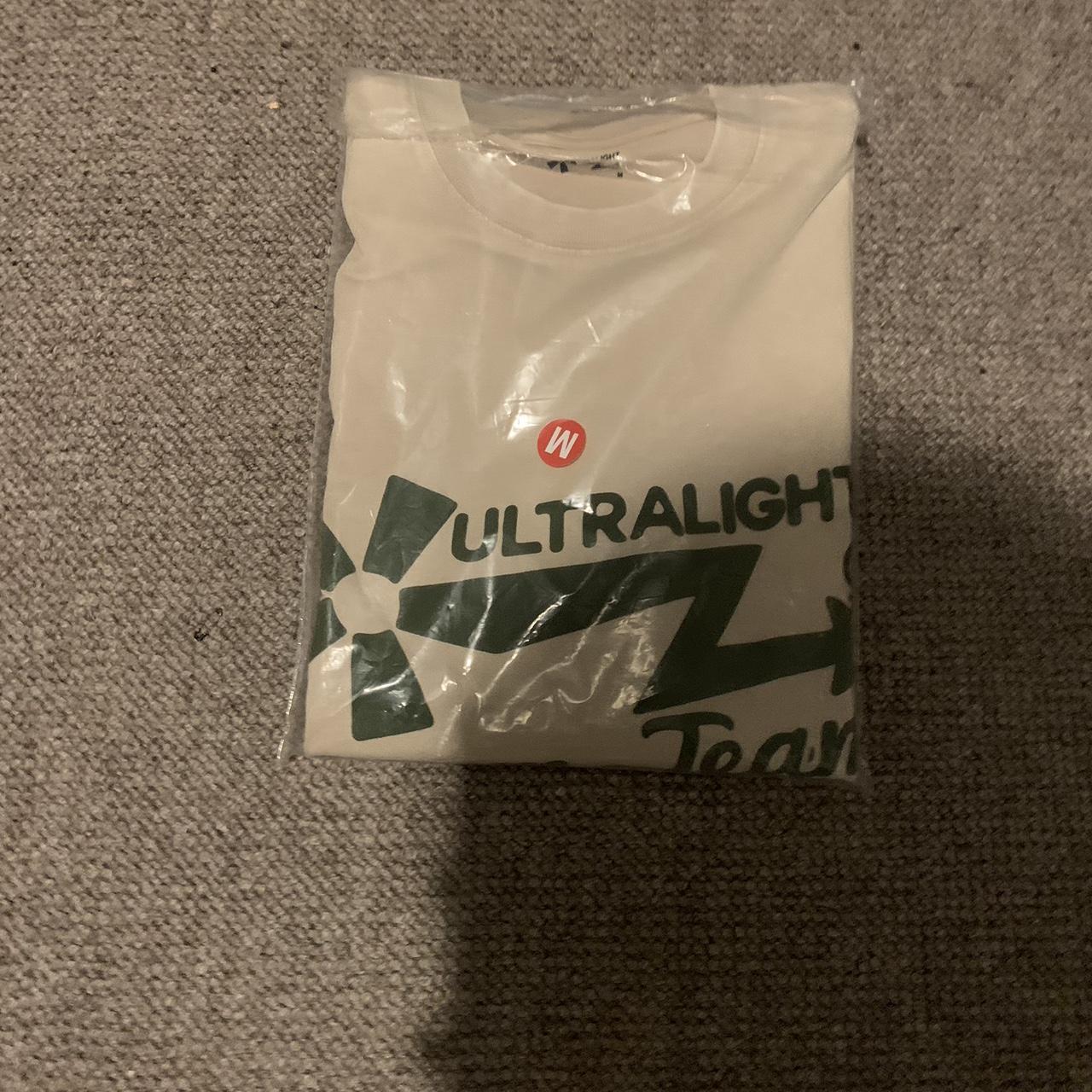 Ultralight Ldn Dream Team beige tee... - Depop