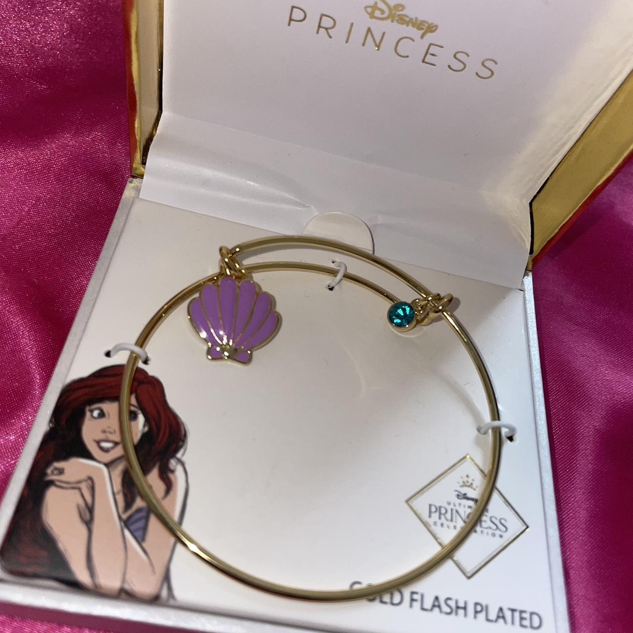 Disney Princess Bracelet Ariel Crystal Charm... - Depop