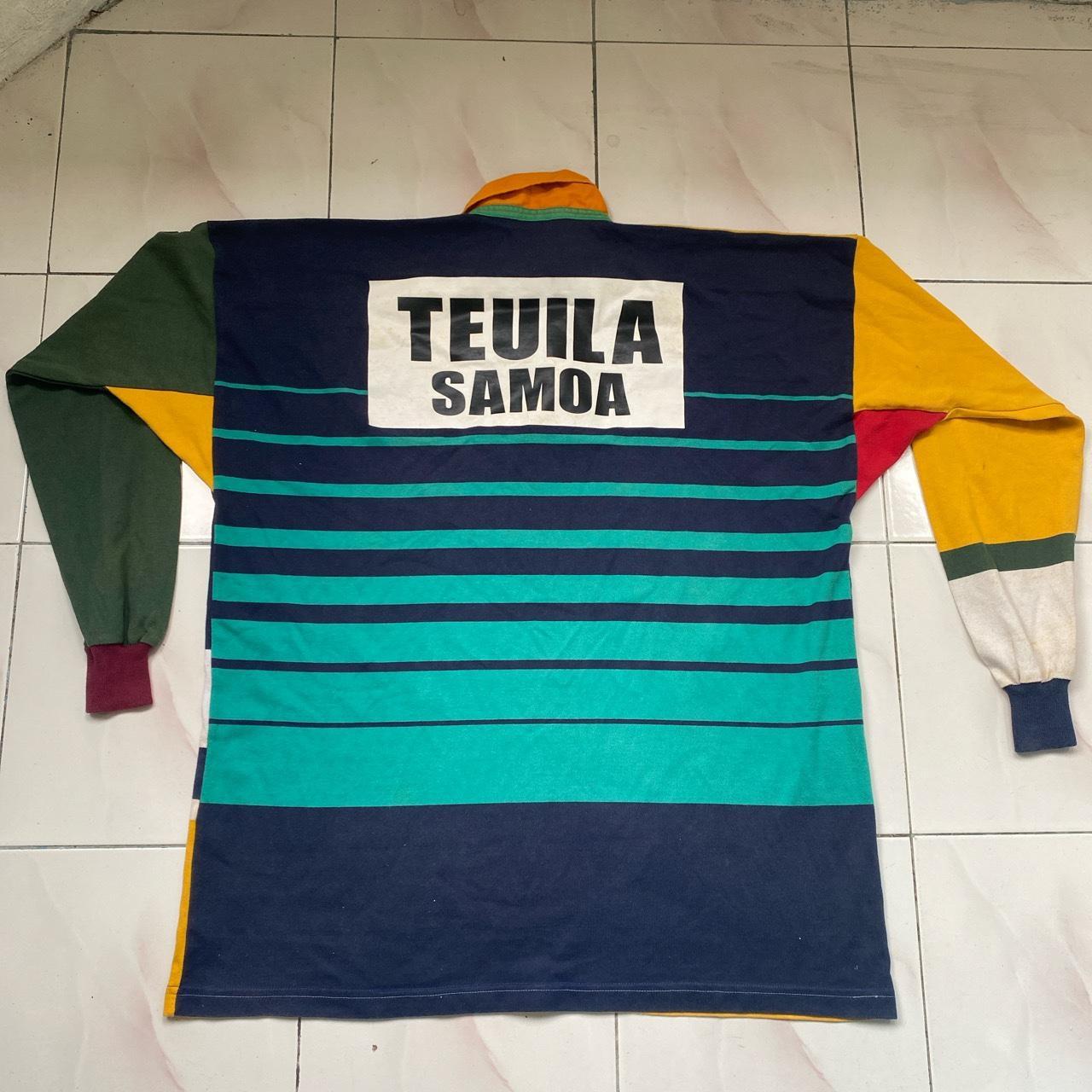 Vintage Canterbury Teuila Samoa Rugby 3XL Pit... - Depop