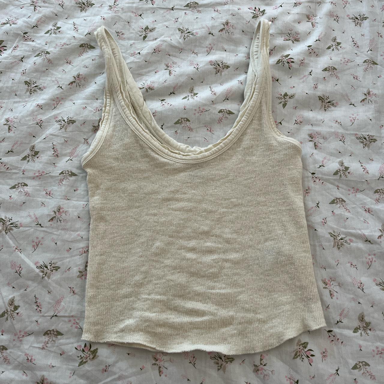 Basic white tank from urban outfitters Never worn - Depop