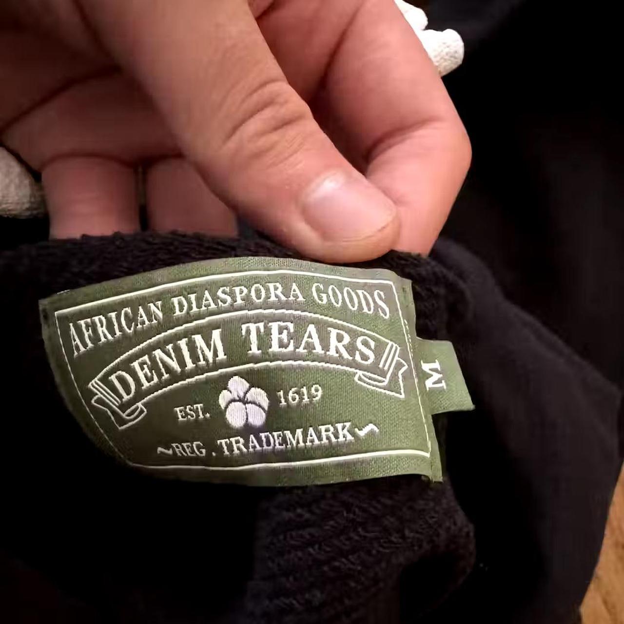 Denim Tears The Cotton Wreath Hoodie Black (Medium)... - Depop