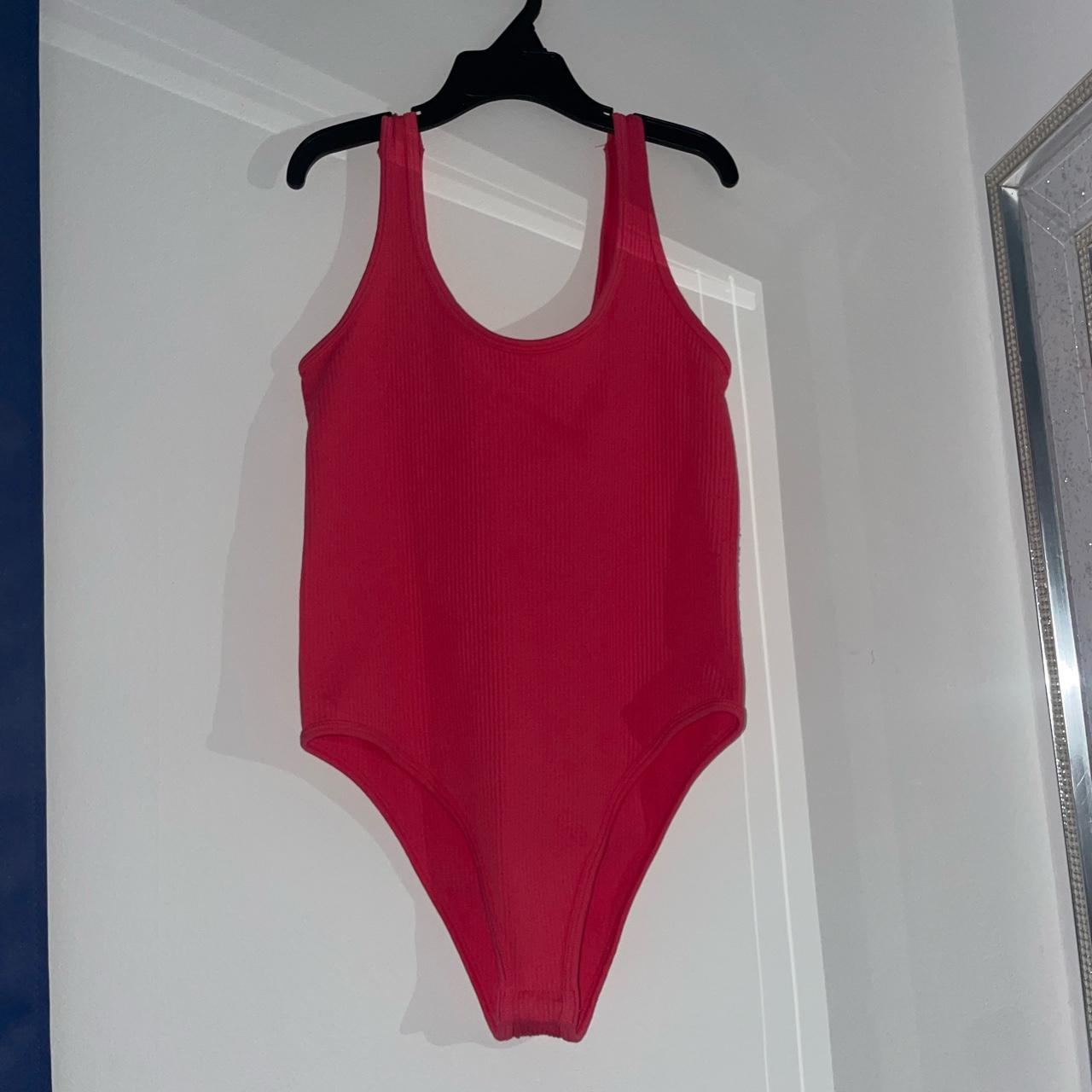 Primark pink body suit, worn once - Depop