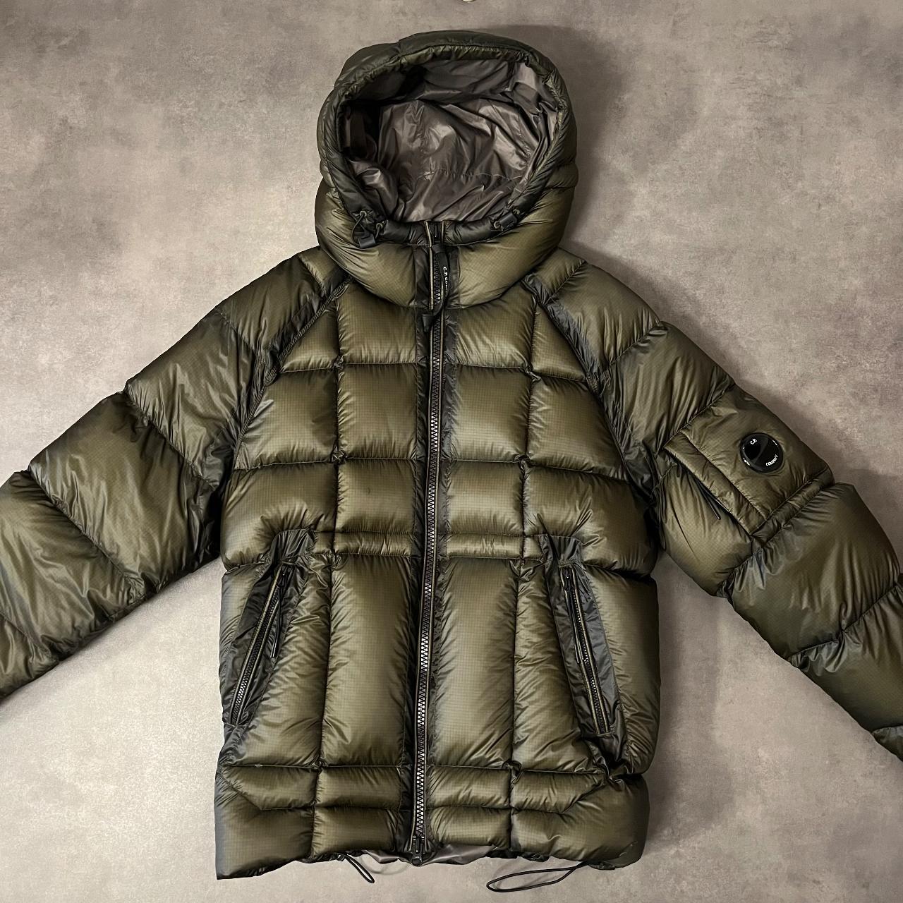 CP Company DD Shell Puffer Jacket in Green (Olive... - Depop