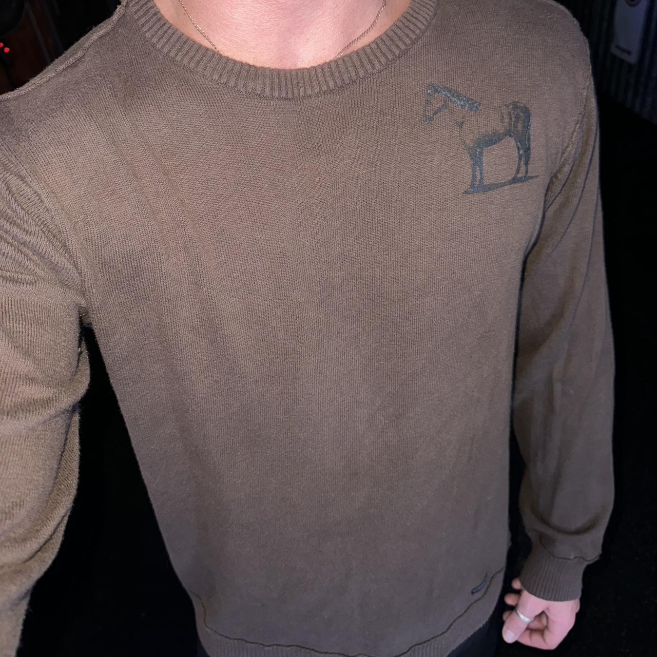 Quicksilver sweater with horse Size is Large... - Depop