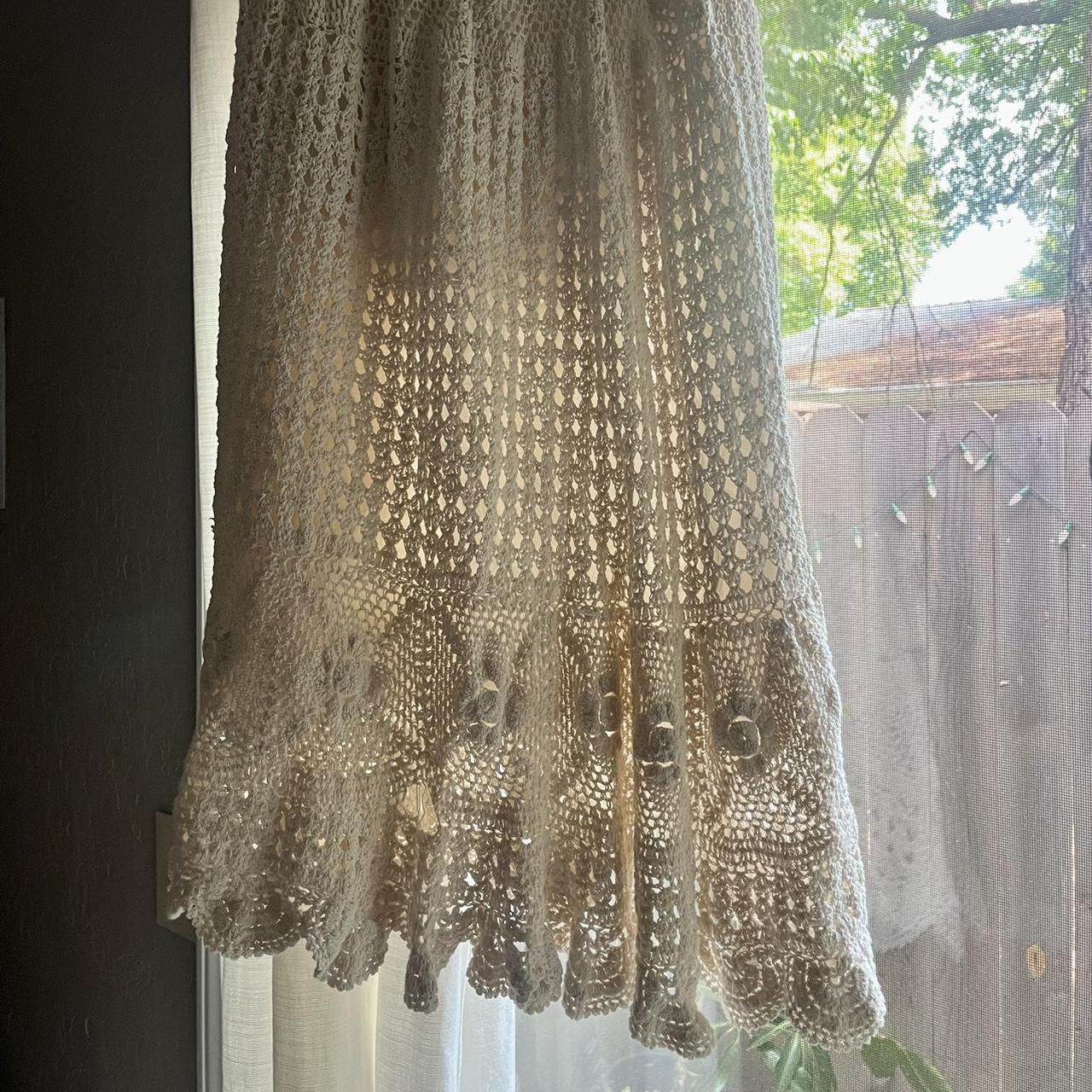 Mix Nouveau New York crochet skirt Has a noteable... - Depop