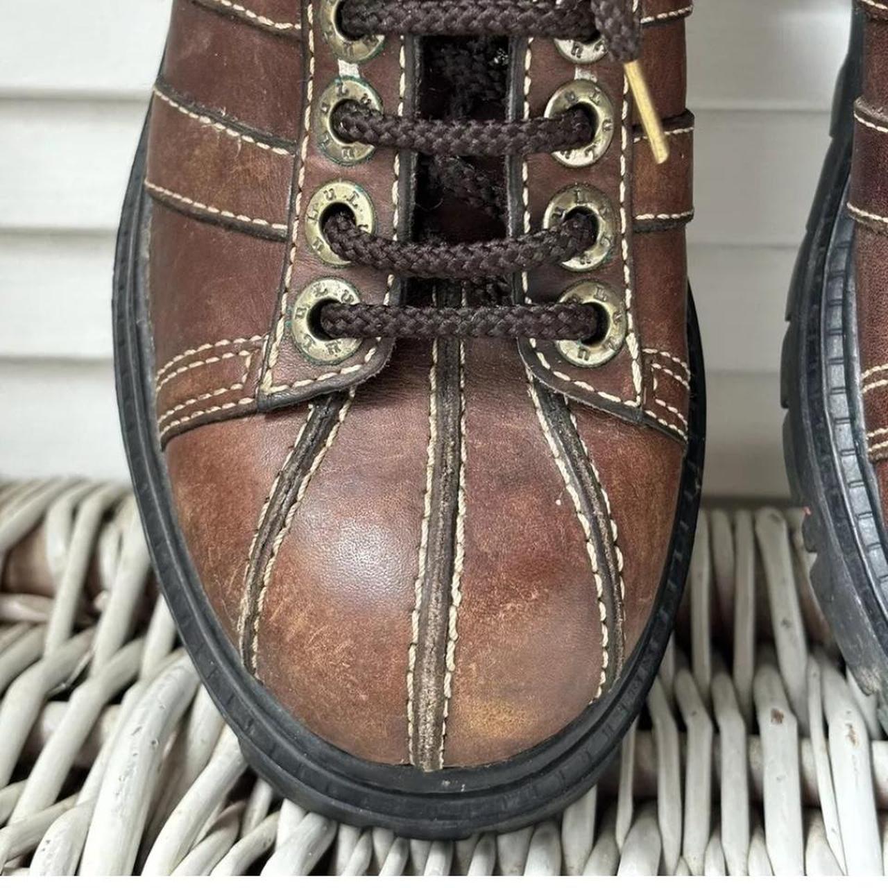 London Underground Women Platform shoes Brown... - Depop