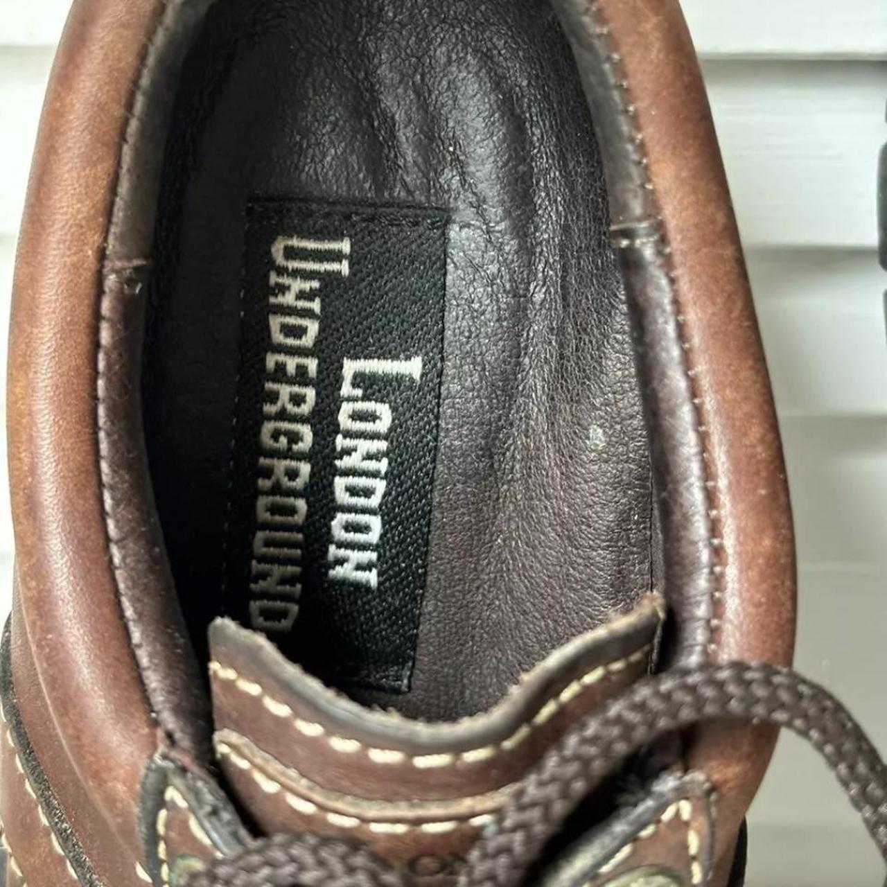 London Underground Women Platform shoes Brown... - Depop