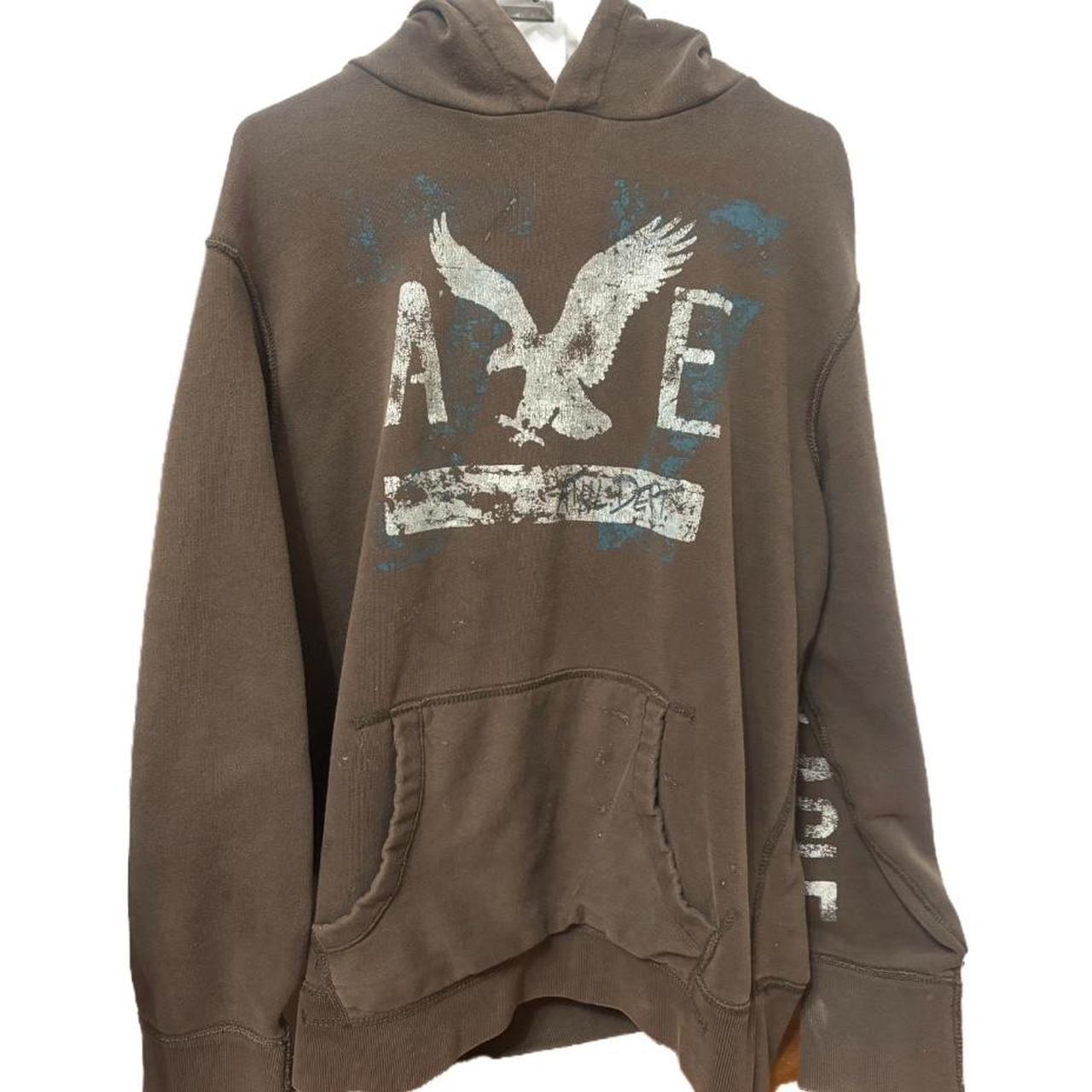 Vintage American Eagle hoodie size Large in men’s,... | Depop