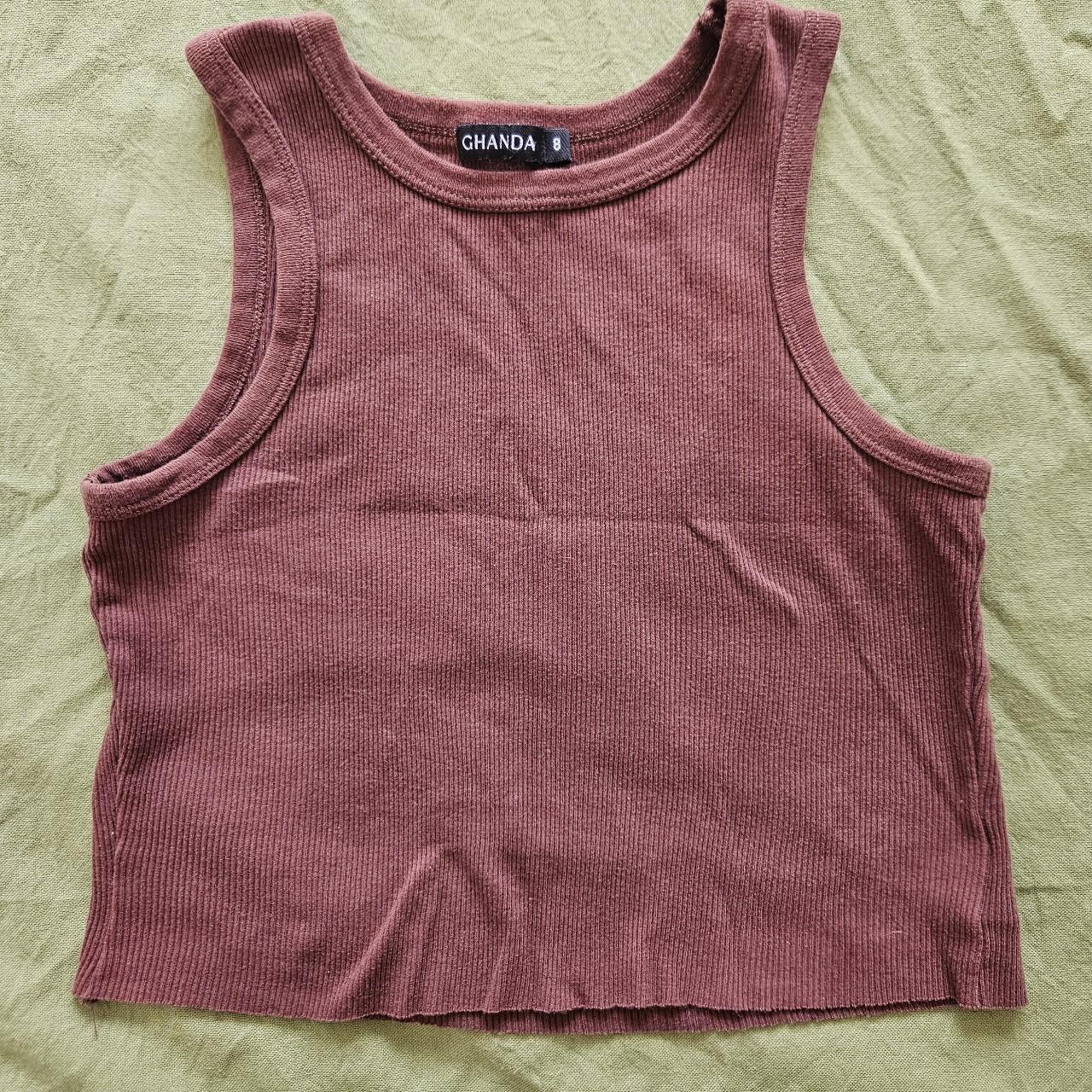 ghanda tank, super comfy material - Depop